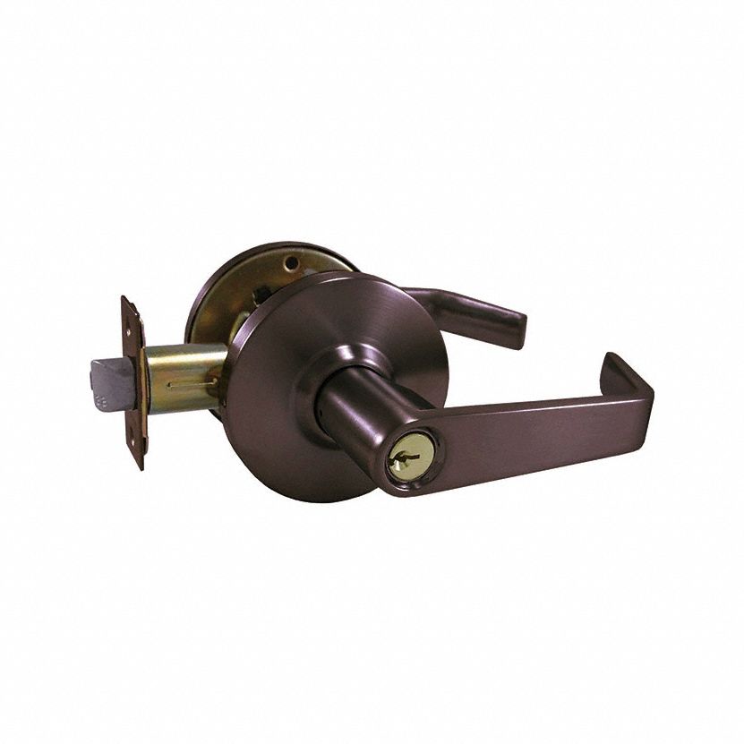 DESIGN HARDWARE, Office Lever Locksets, Bronze, Door Lever Lockset ...