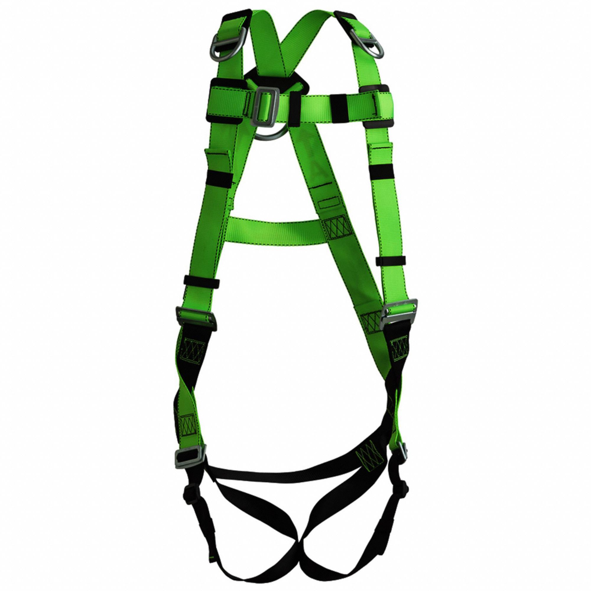 PEAKWORKS FALL PROTECTION HARNESS, UNIVERSAL, POLYESTER WEBBING, STEEL ...