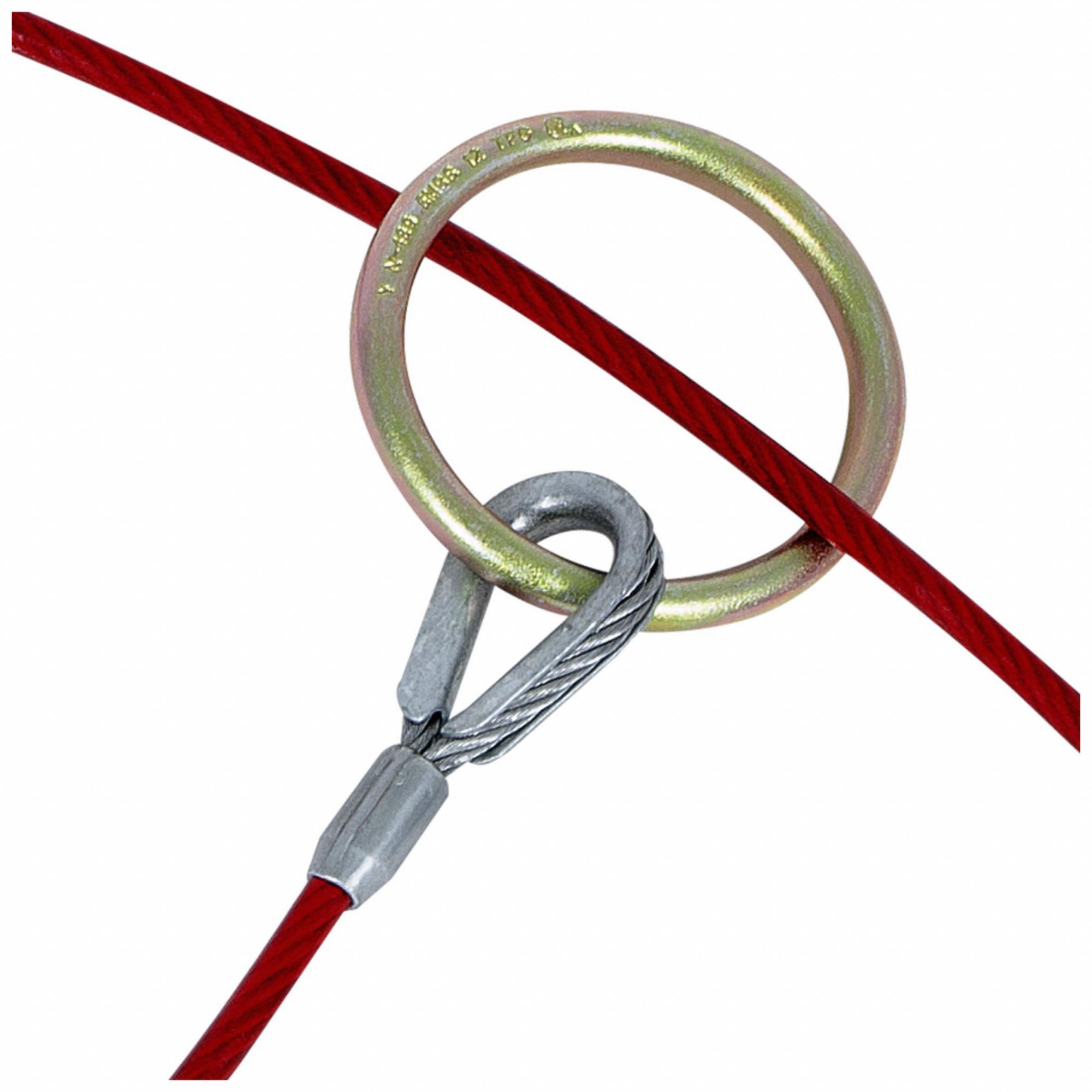 PEAKWORKS CABLE ANCHOR SLING, ¼ IN WIDTH, 310 LB CAPACITY, UNIVERSAL ...