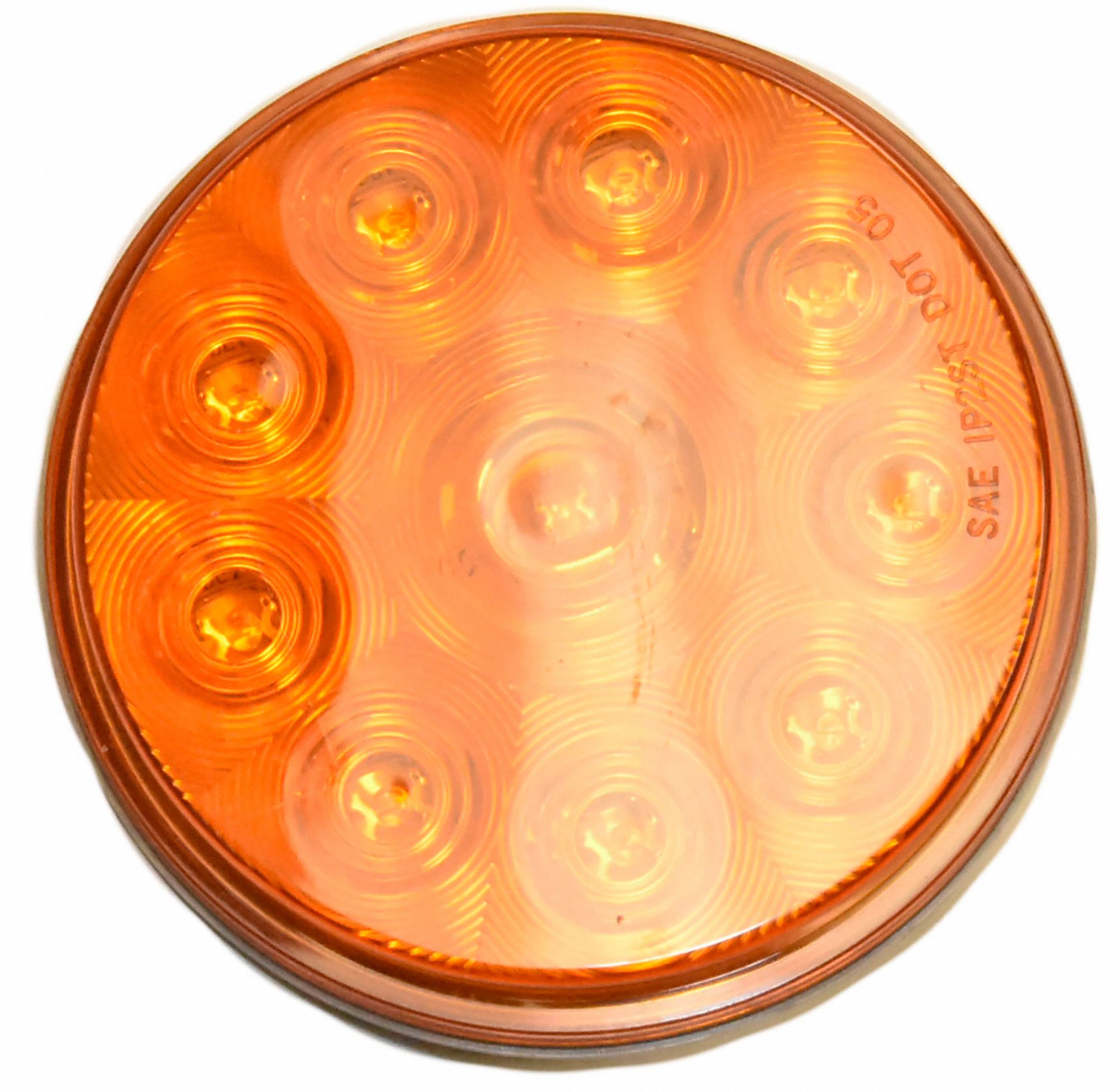 JETCO TAIL LAMP,4 IN L,ROUND,AMBER - Stop, Turn and Tail Lights ...