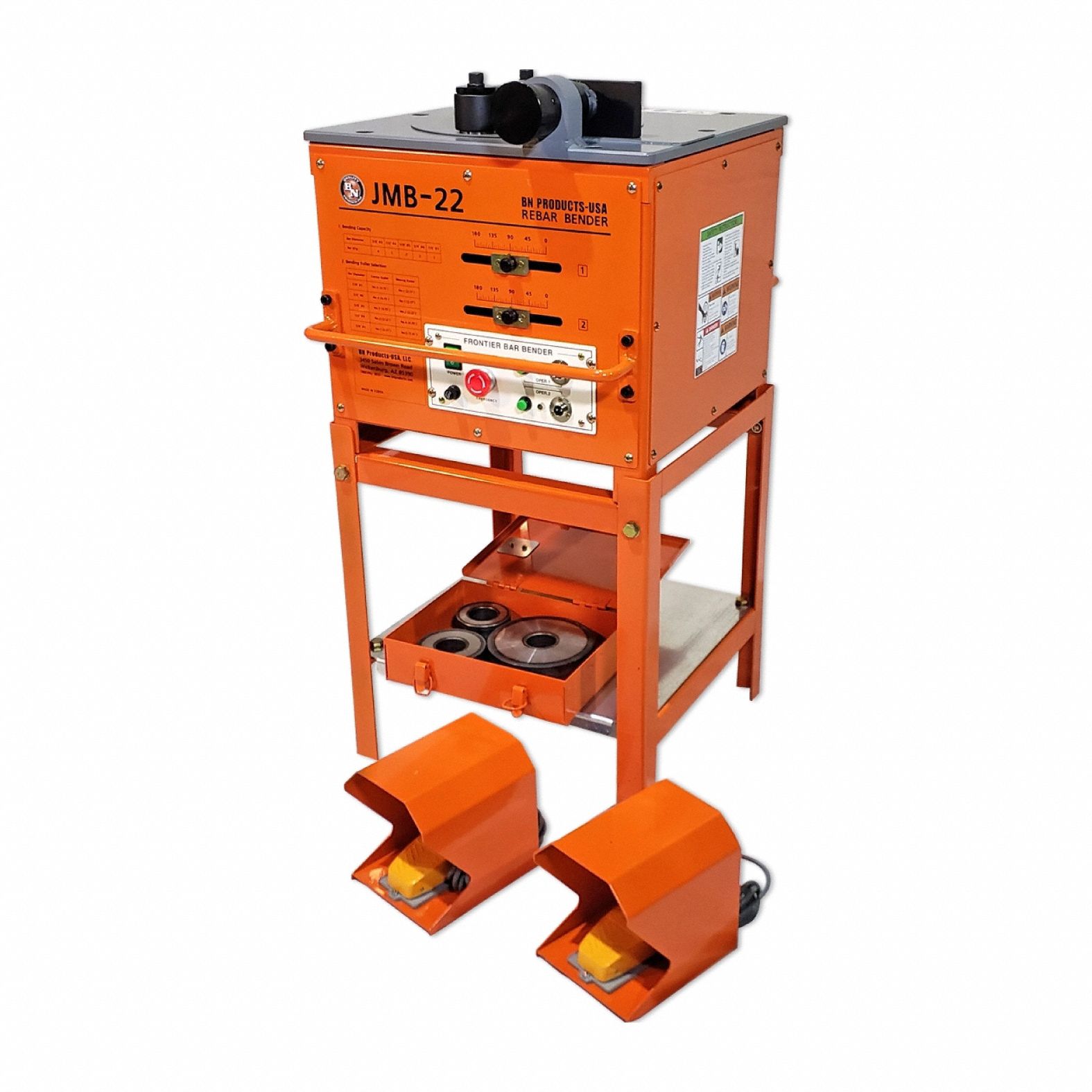 BN PRODUCTS USA, #7 Max. Bend Size, 180° Max. Bending Angle, Rebar ...