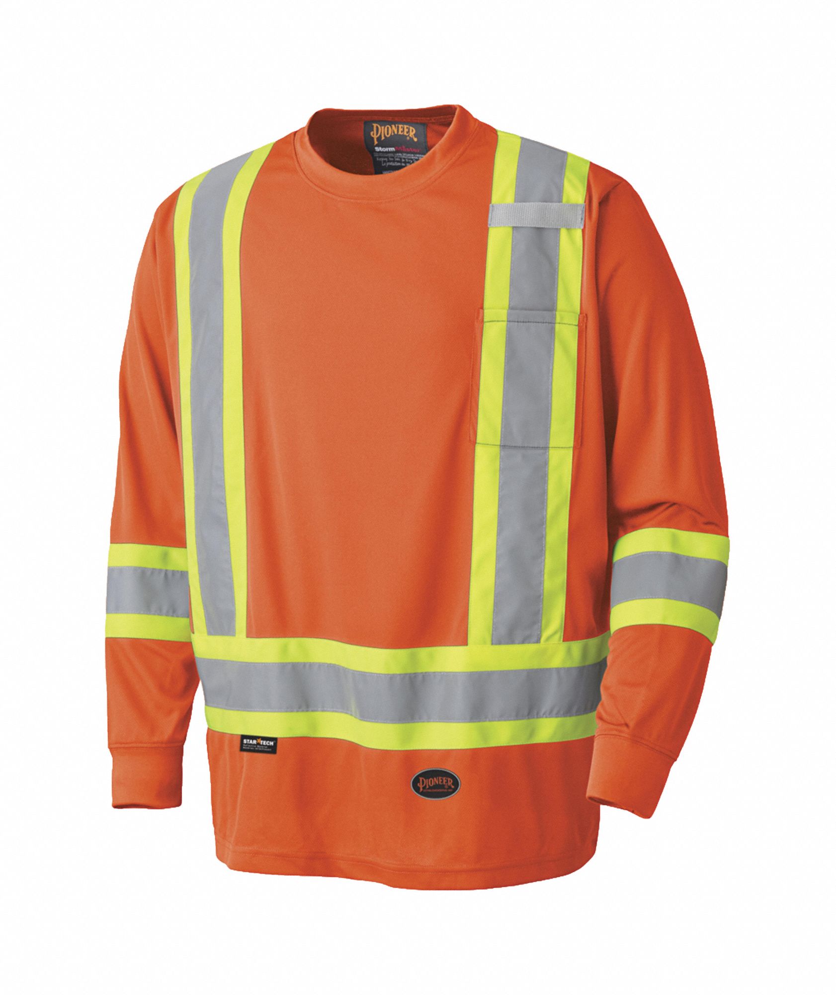 PIONEER UNISEX SHORT SLEEVE T-SHIRT, XL, ORNG, POLY, STARTECH ...