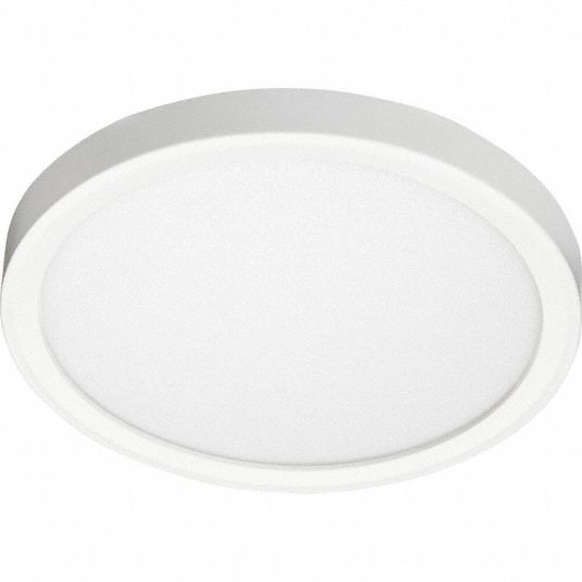 8 in Dia, White, Surface Mount Downlight - 811D11|JSF 7IN 10LM SWW5 ...