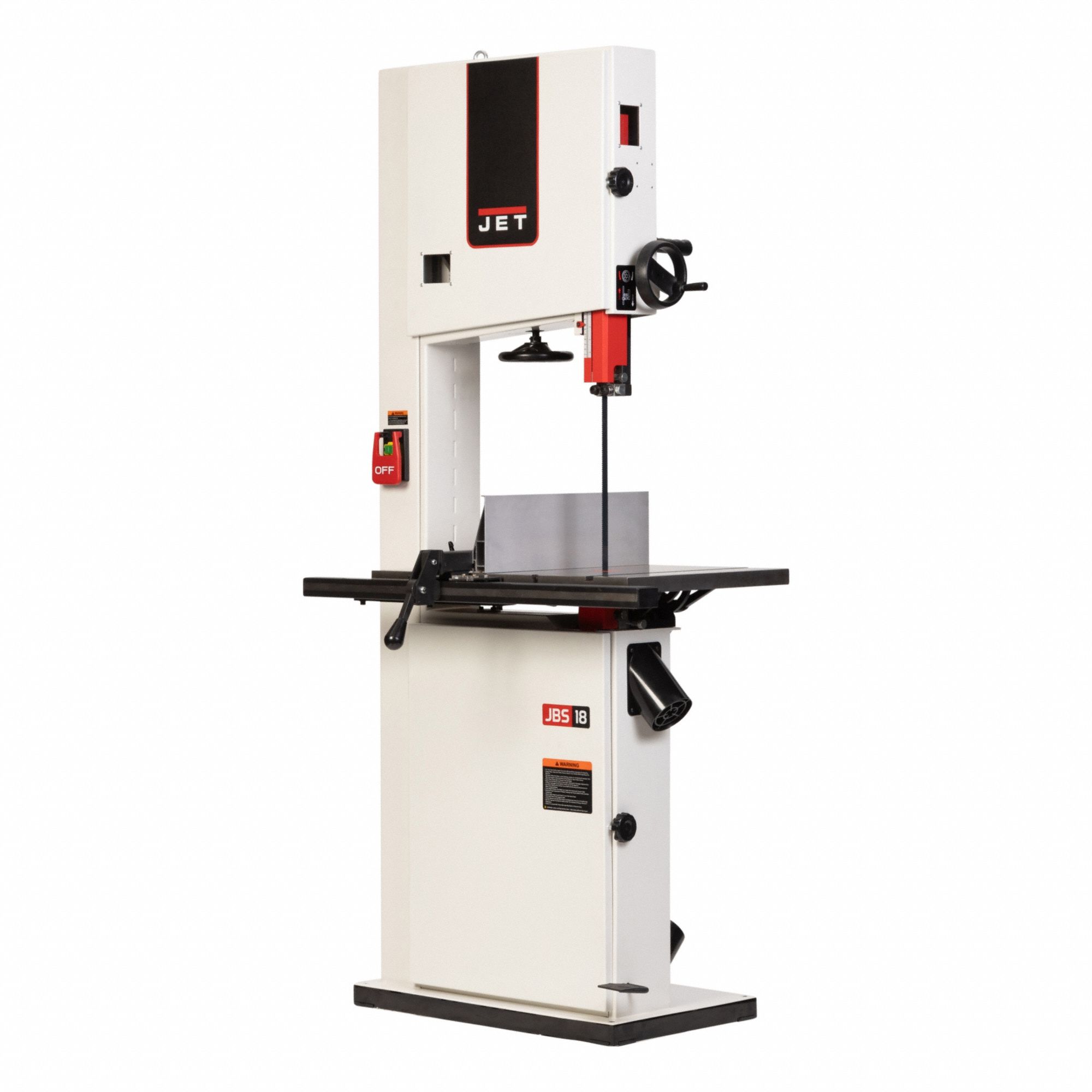 JET, Vertical, 115V AC, Band Saw - 825D67|JWBS-18SFX - Grainger