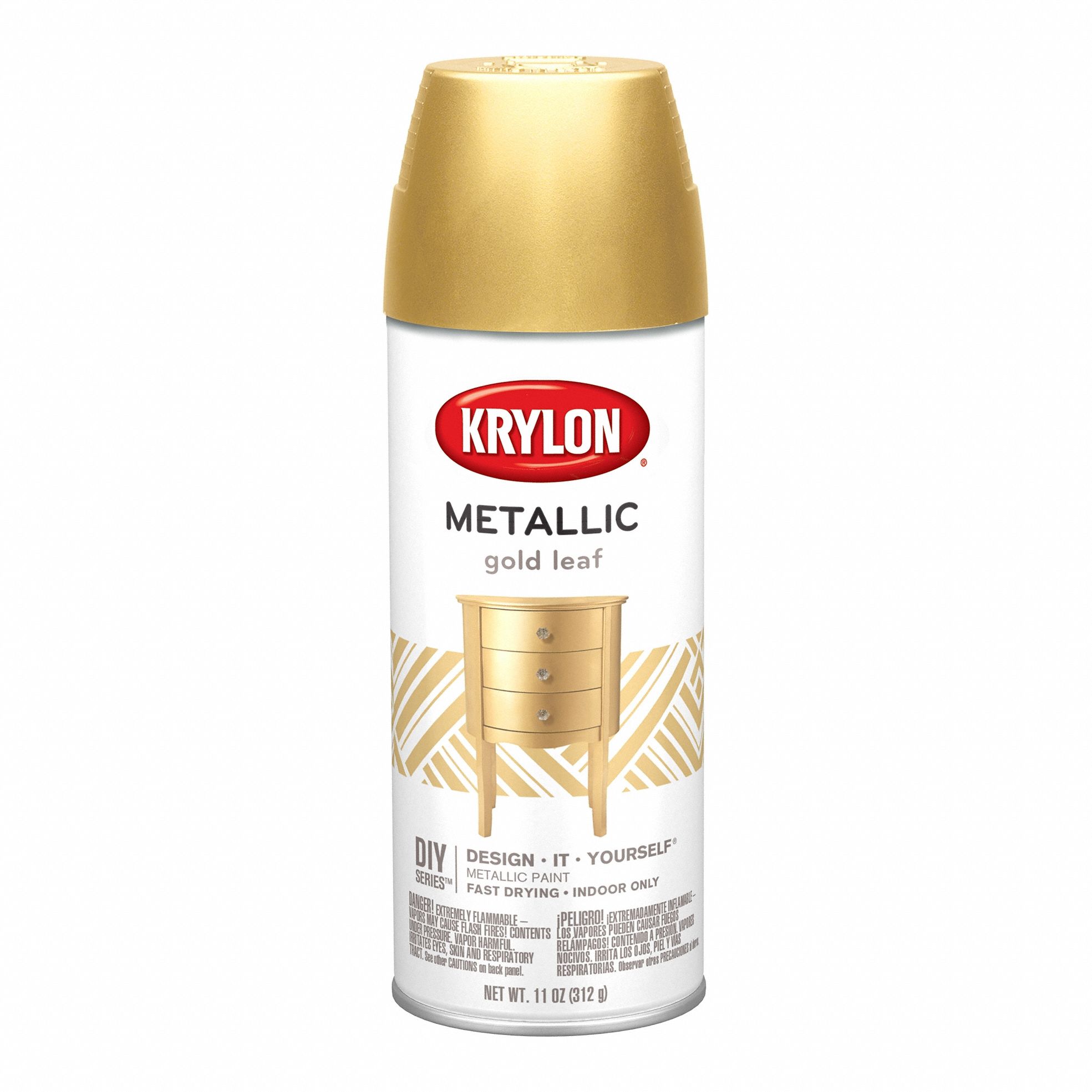 KRYLON, Premium Spray Paints, Metallic Coating, Spray Paint - 833ZU5 ...