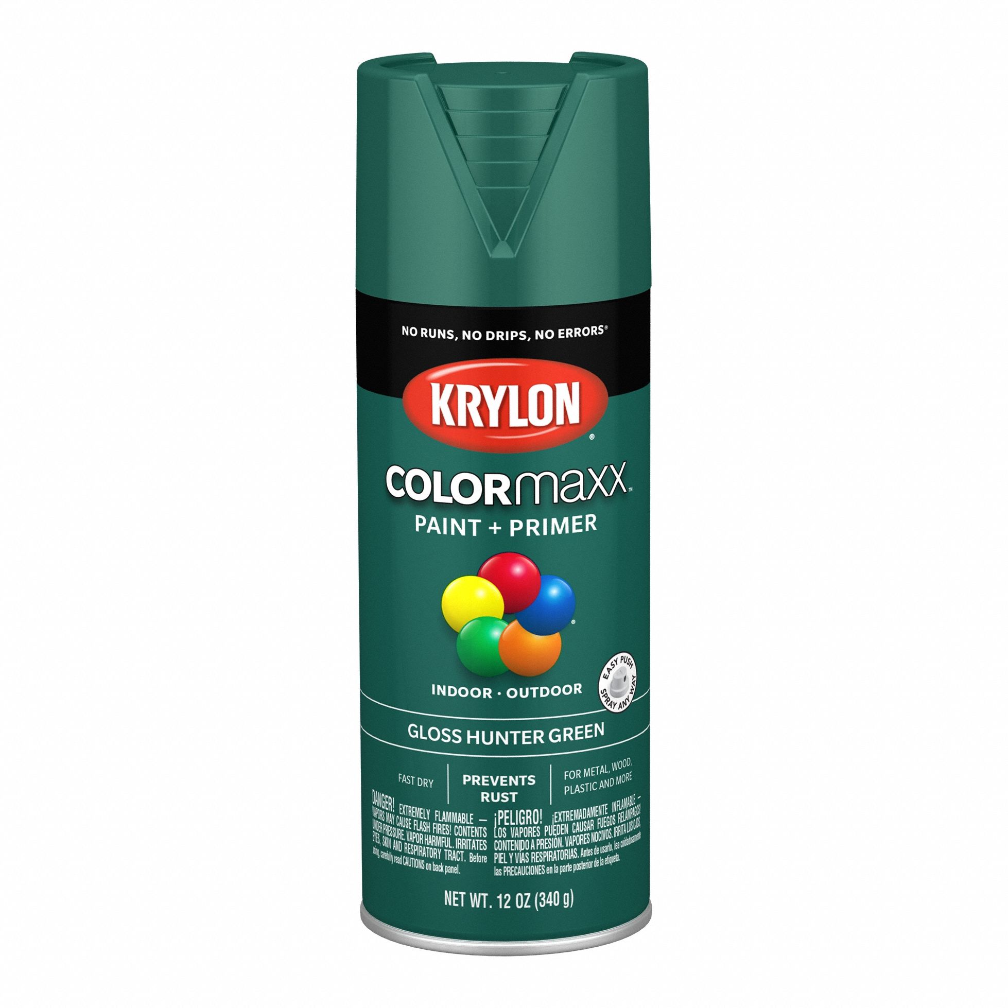 KRYLON, Premium Spray Paints, Rust Preventative/Gen Purpose, Spray ...