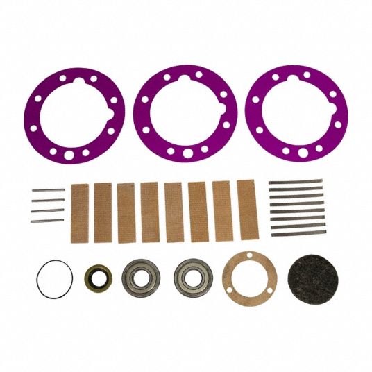 GAST, 33K664 Compatible with Grainger Part #, Service Kit, Air Motor ...