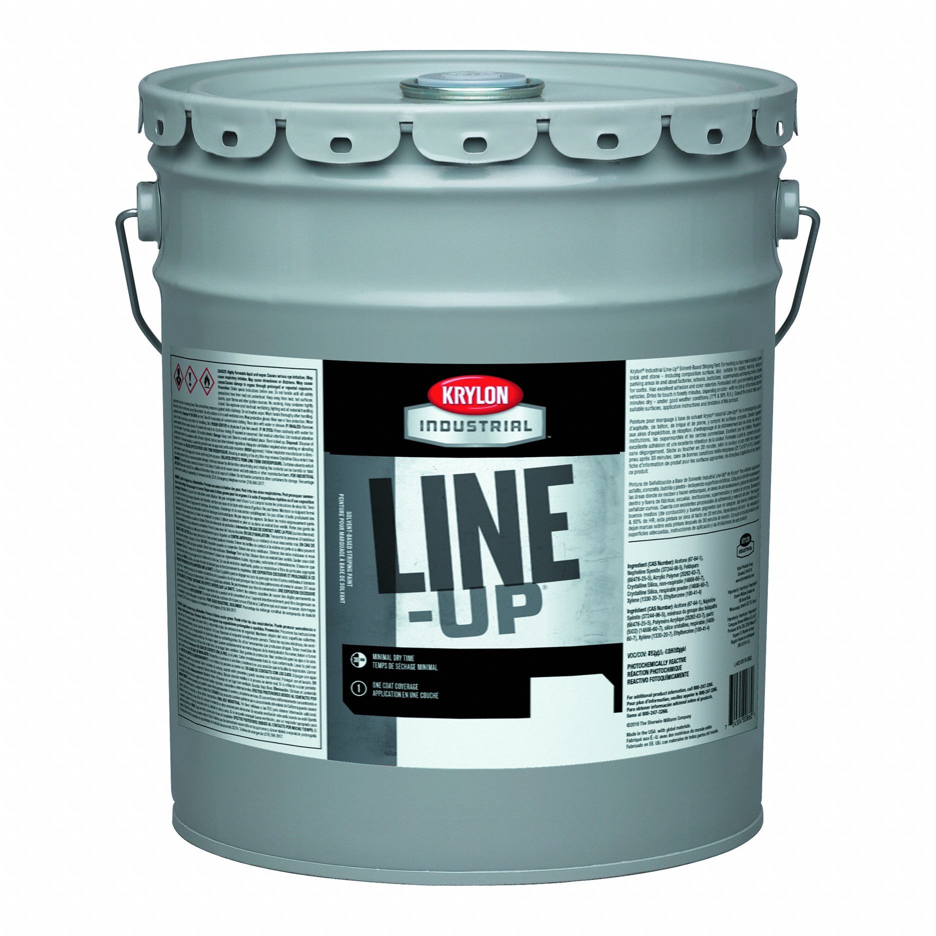 KRYLON INDUSTRIAL, Pour Paint Dispensing, Red, Striping Paint - 833ZV2 ...