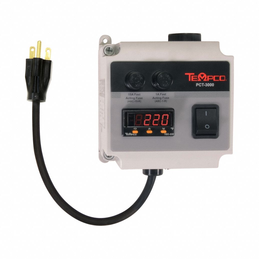TEMPCO, PCT-3000, J, Temperature Controller - 5FYN2|PCT30001 - Grainger