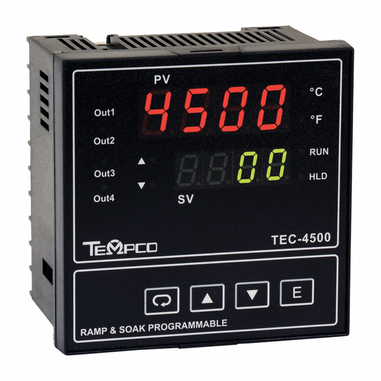 TEMPCO, TEC-4500, 1/4 DIN Size, Temperature Controller - 5FYL0|TEC58001 - Grainger