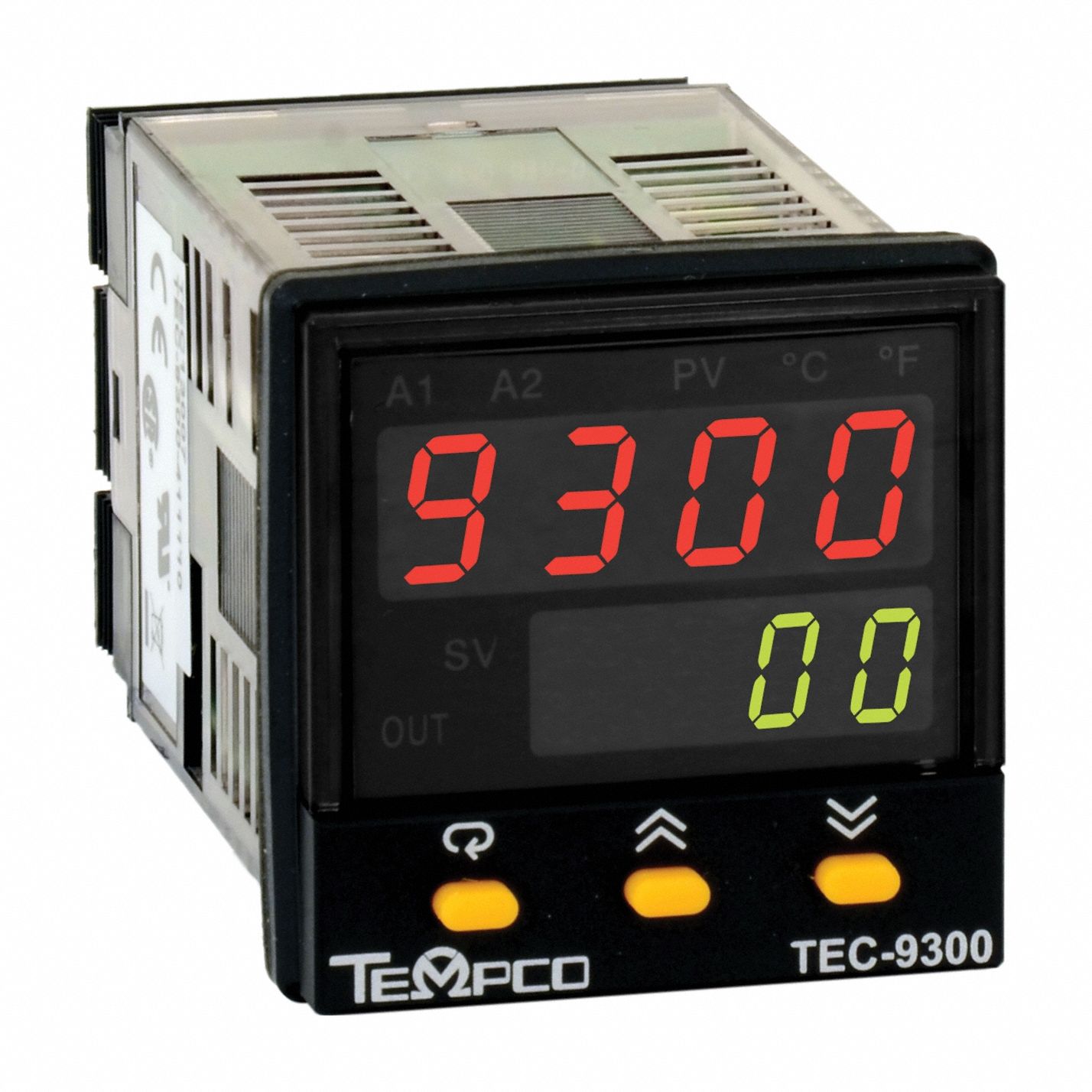 TEMPCO, TEC-9300, 1/16 DIN Size, Temperature Controller - 3FXL6 ...
