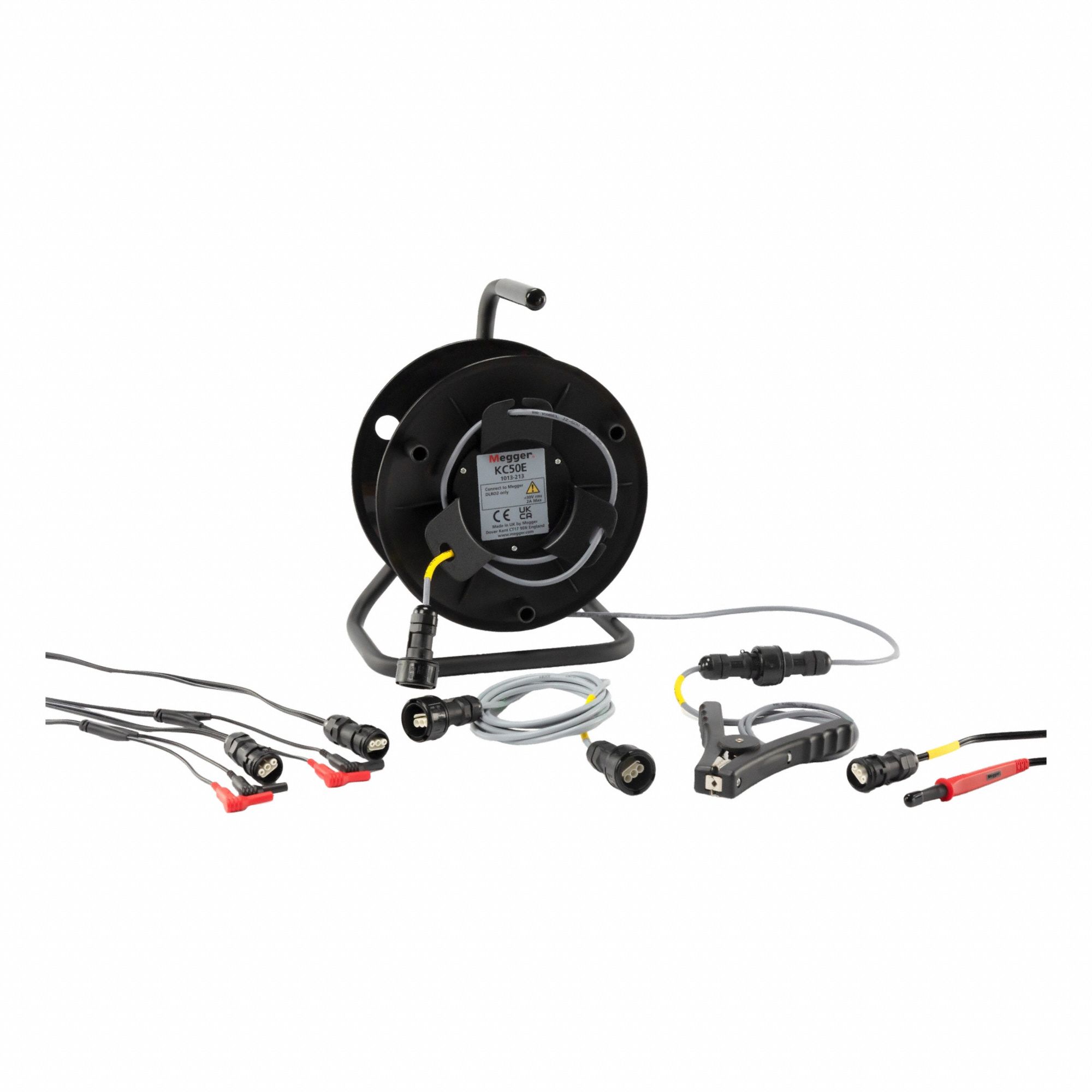 MEGGER, Test Lead Set, 164 ft Test Lead Lg, Test Lead Set - 830L67 ...