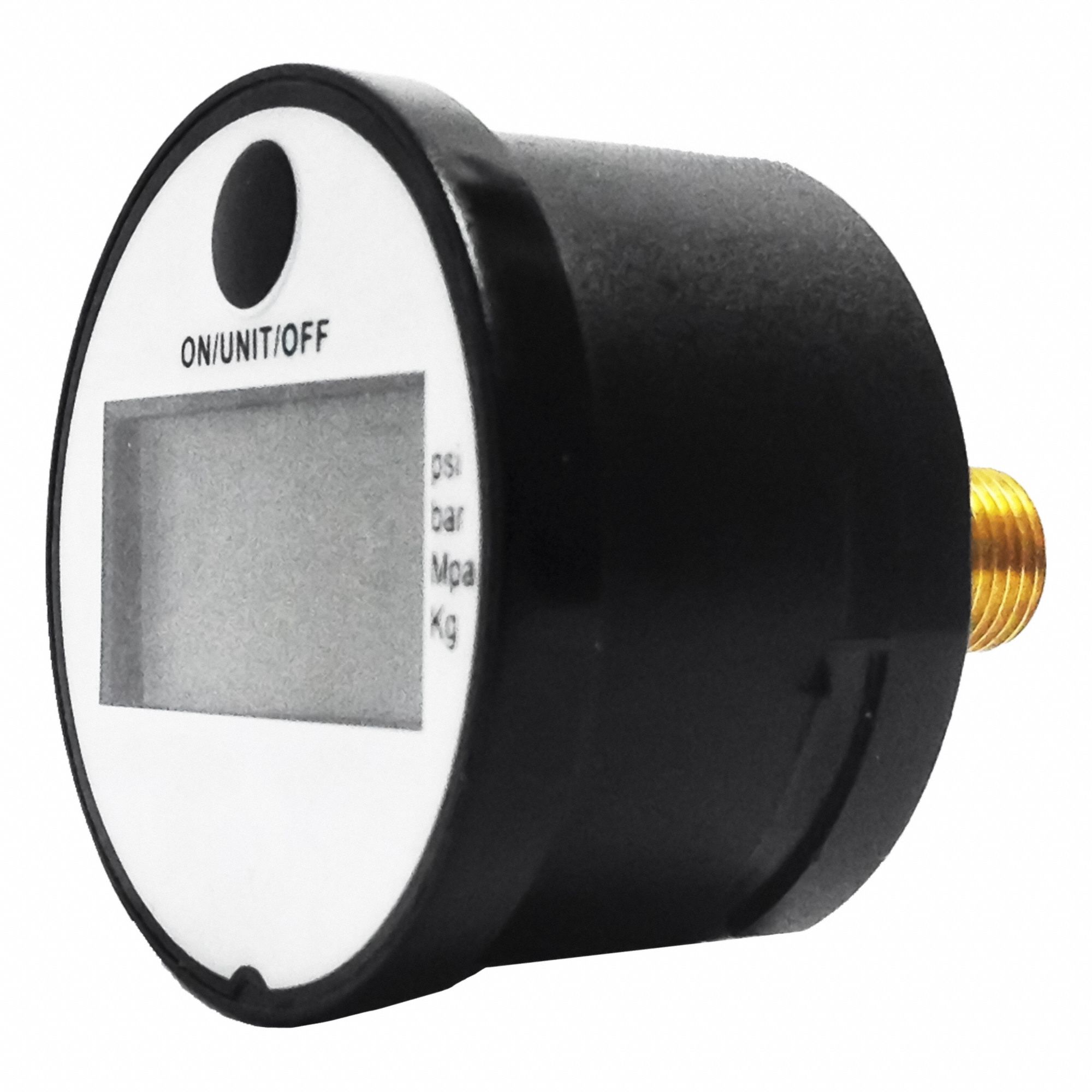 SSI, 0 psi to 145 psi, 1/8 in NPT Male, Industrial Pressure Gauge ...