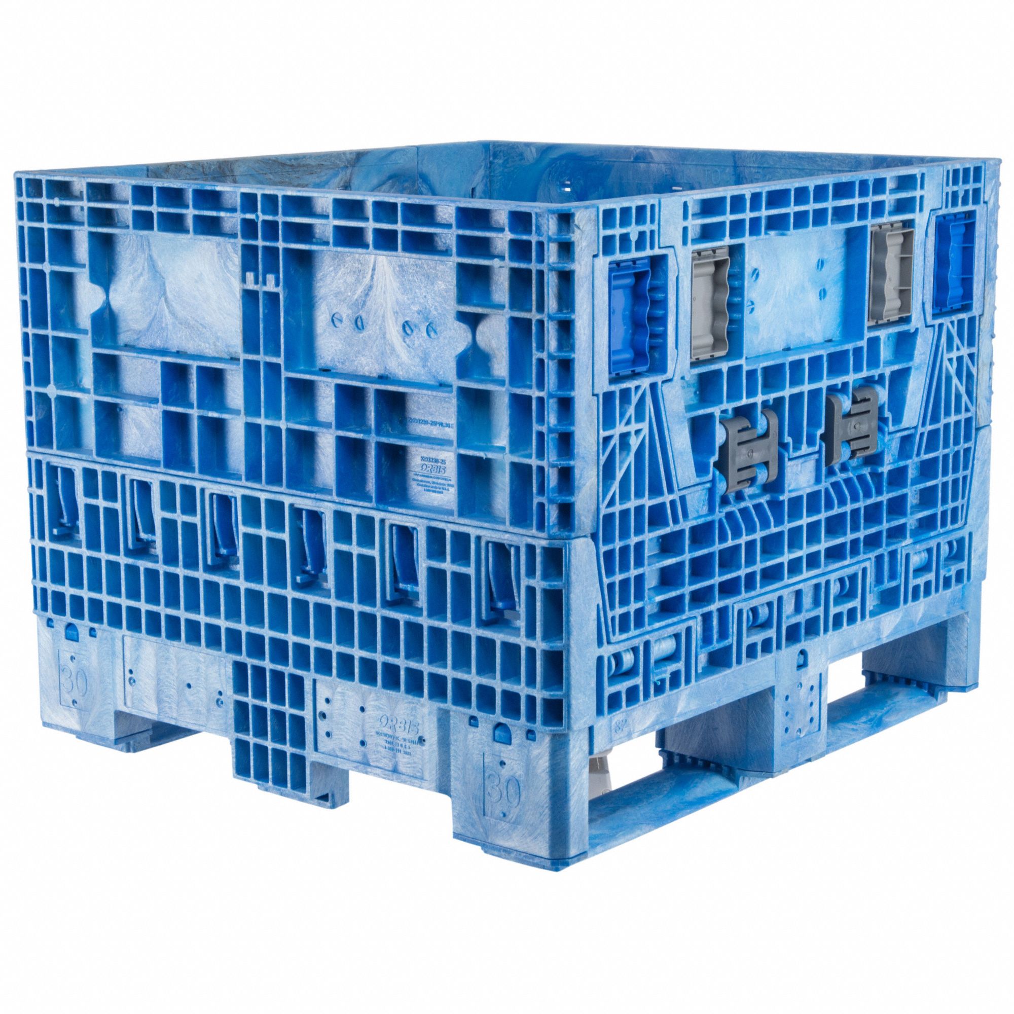 ORBIS, 8.4 cu ft, 32 in x 30 in x 25 in, Collapsible Bulk Container ...