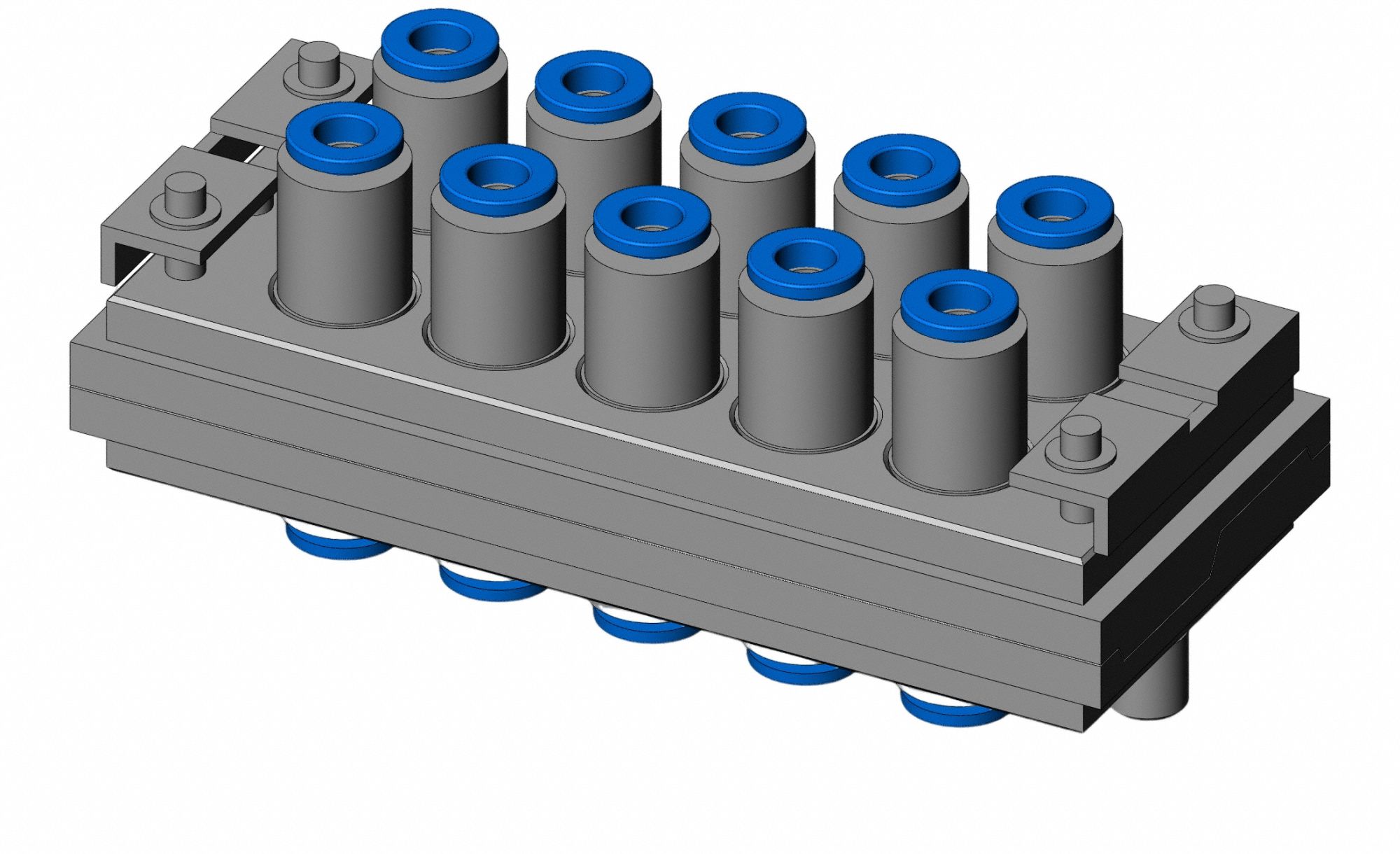 SMC, FEP/Nylon/PFA/Polyurethane/Soft Nylon, 10 Connecting Tubes, Multi-Connector - 890JU5|KDM10 ...
