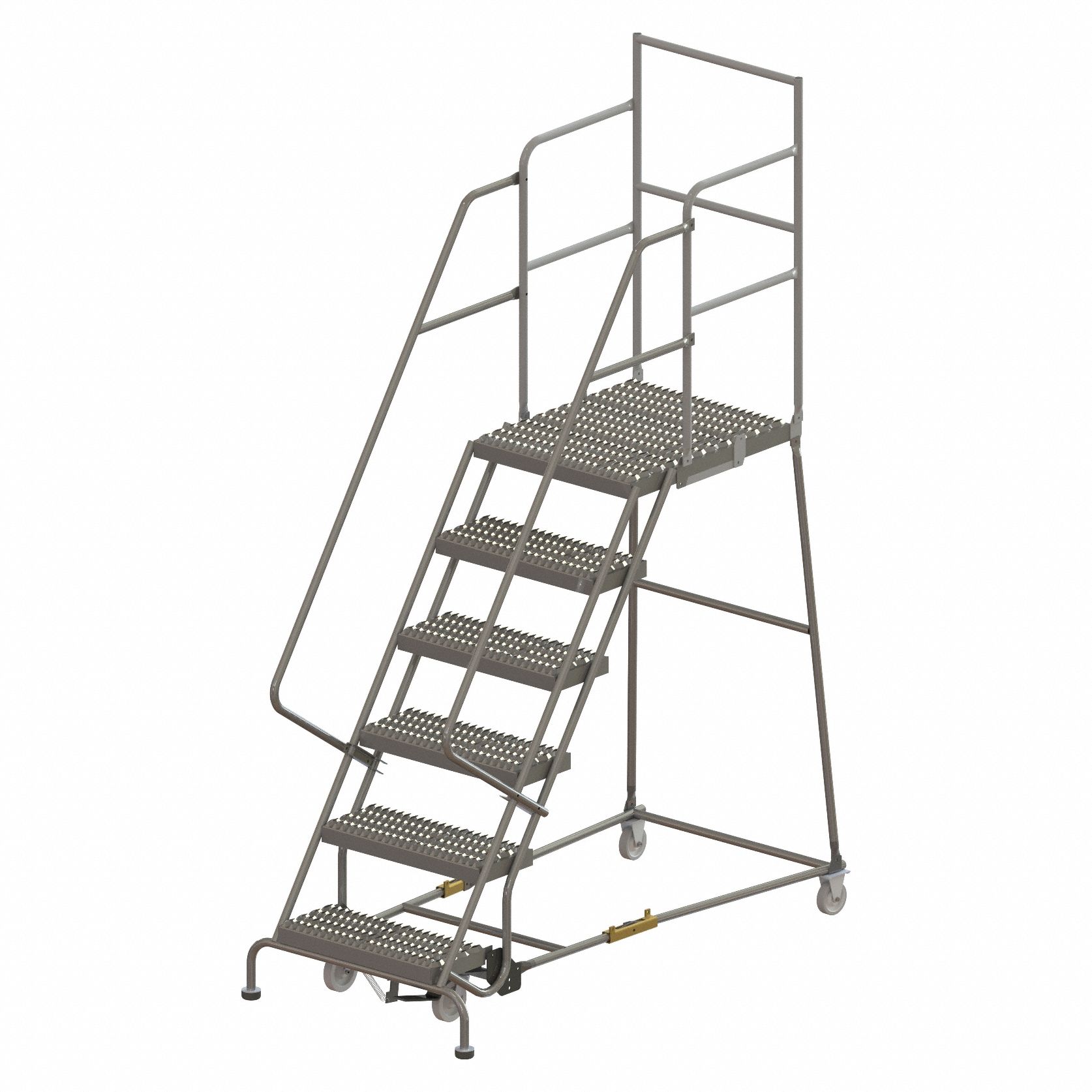 TRI-ARC, 5 ft Platform Ht, Unassembled, Rolling Ladder - 25NW66 ...