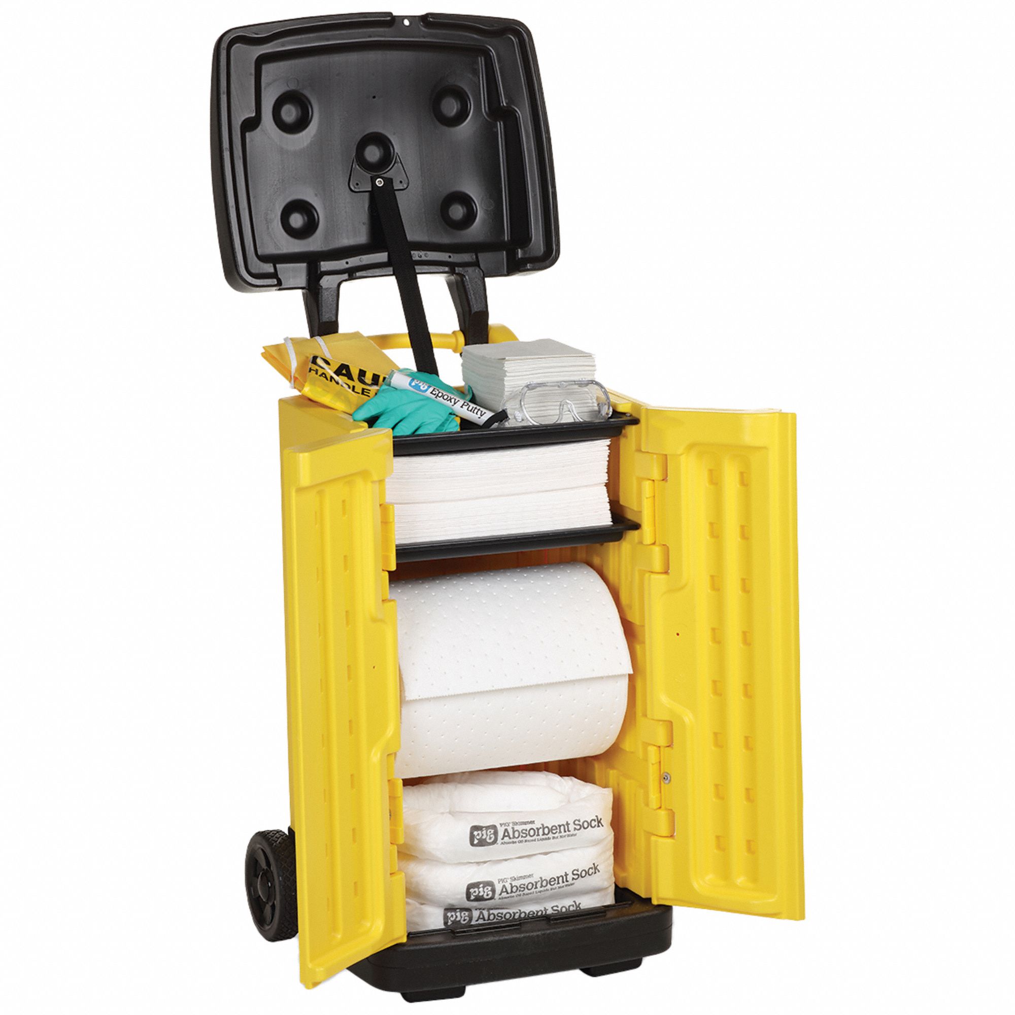 PIG Carrito para Control de Derrames - 796JA4 | KIT4401 - Grainger México