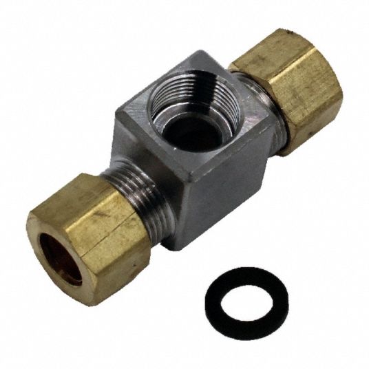 LEONARD VALVE, Compatible with 170 Series Series, Bypass Fitting, Cold ...