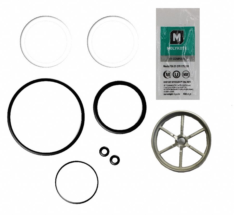 LEONARD VALVE, Compatible with PNV-100/125-LF Series, Rubber/Stainless ...