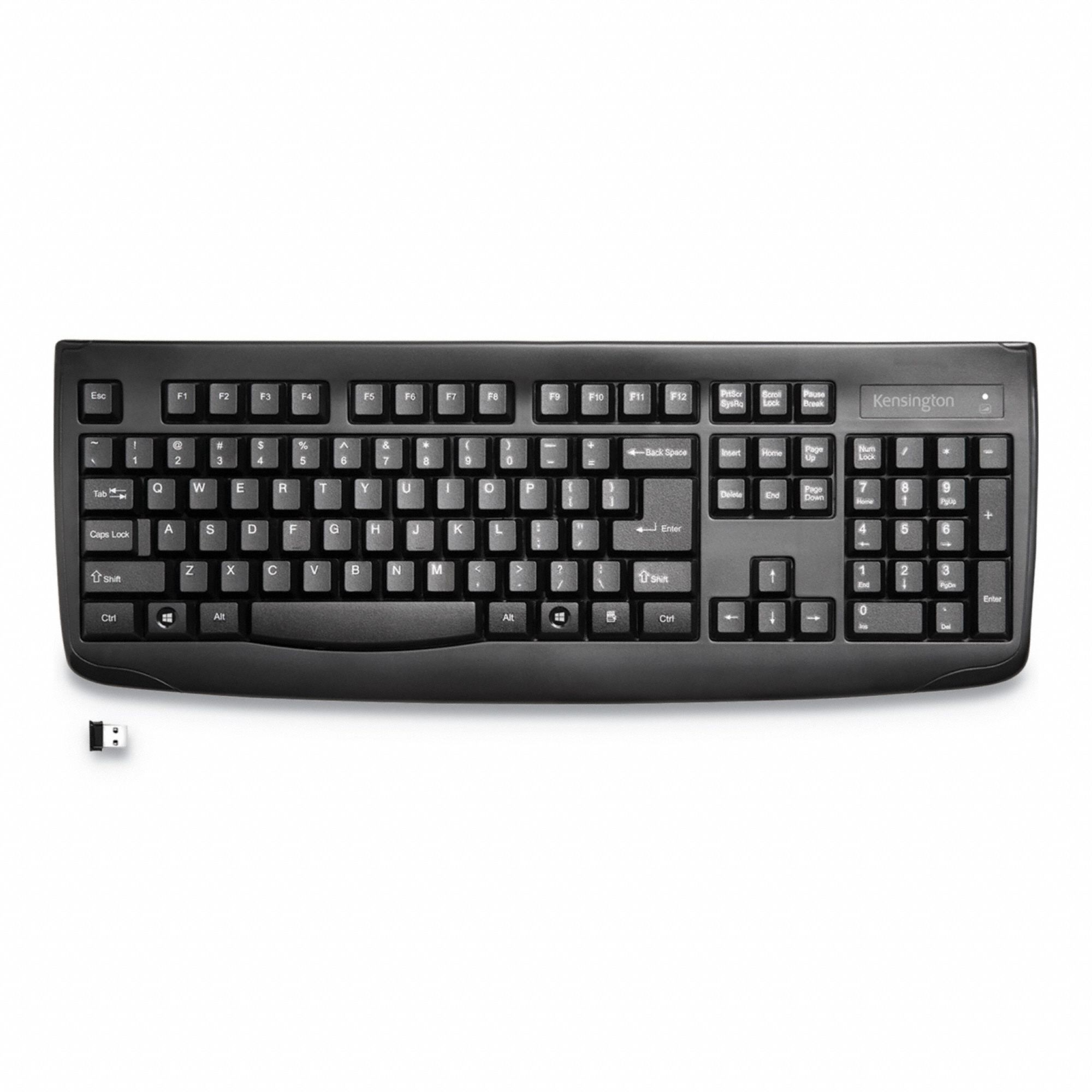 KENSINGTON, USB Connection, Black, Keyboard - 824FL2|K72450USA - Grainger