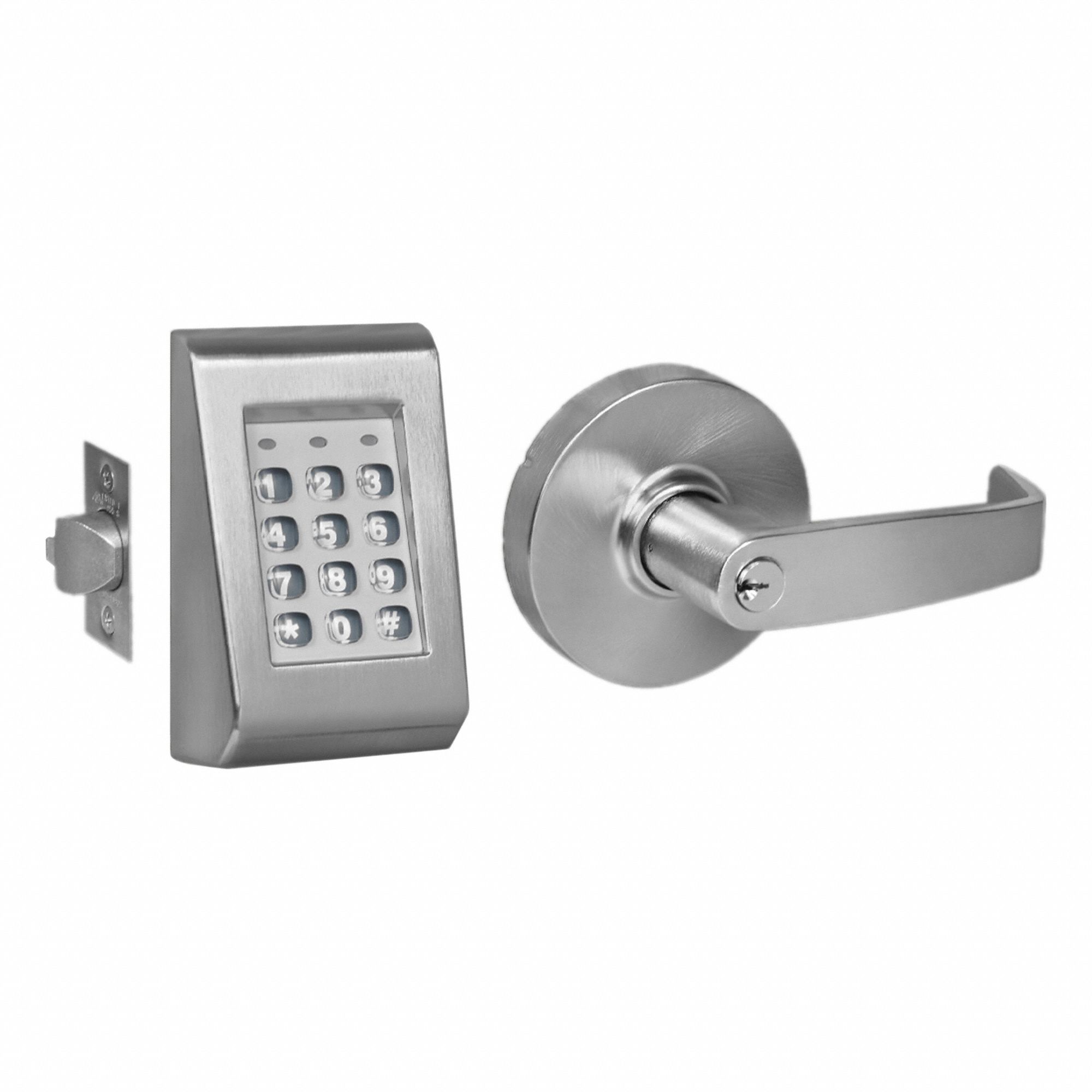 SARGENT, Key or Lever/Keypad, Electronic Keyless Lock - 841ZG9|KP10XG77 ...