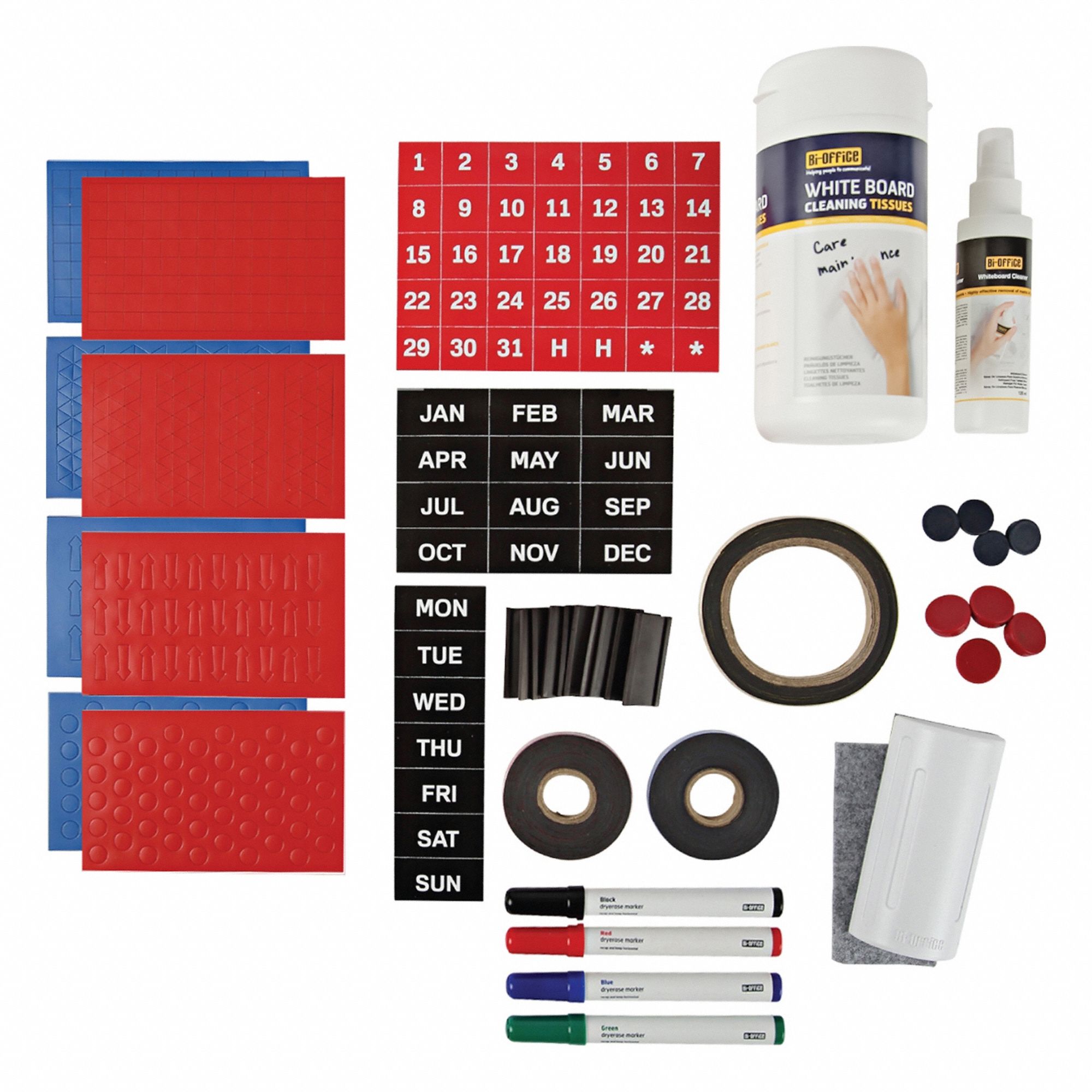 MASTERVISION, Ferromagnetic Metals/Rubber Material, Magnetic Planning ...