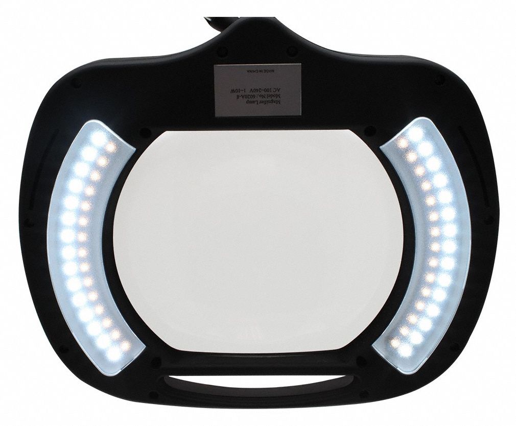 AVEN Rectangular Magnifier Light: Magnifier Light, 2.25x, 1,100 lm, 5 ...