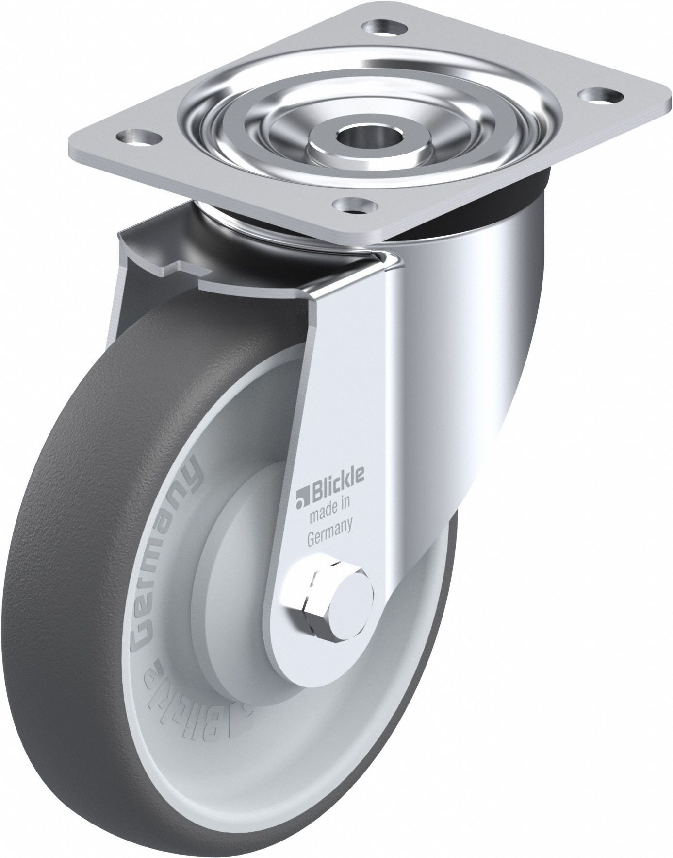 Swivel, No Brake, Plate Caster - 846RV0|L-PATH 160KA - Grainger