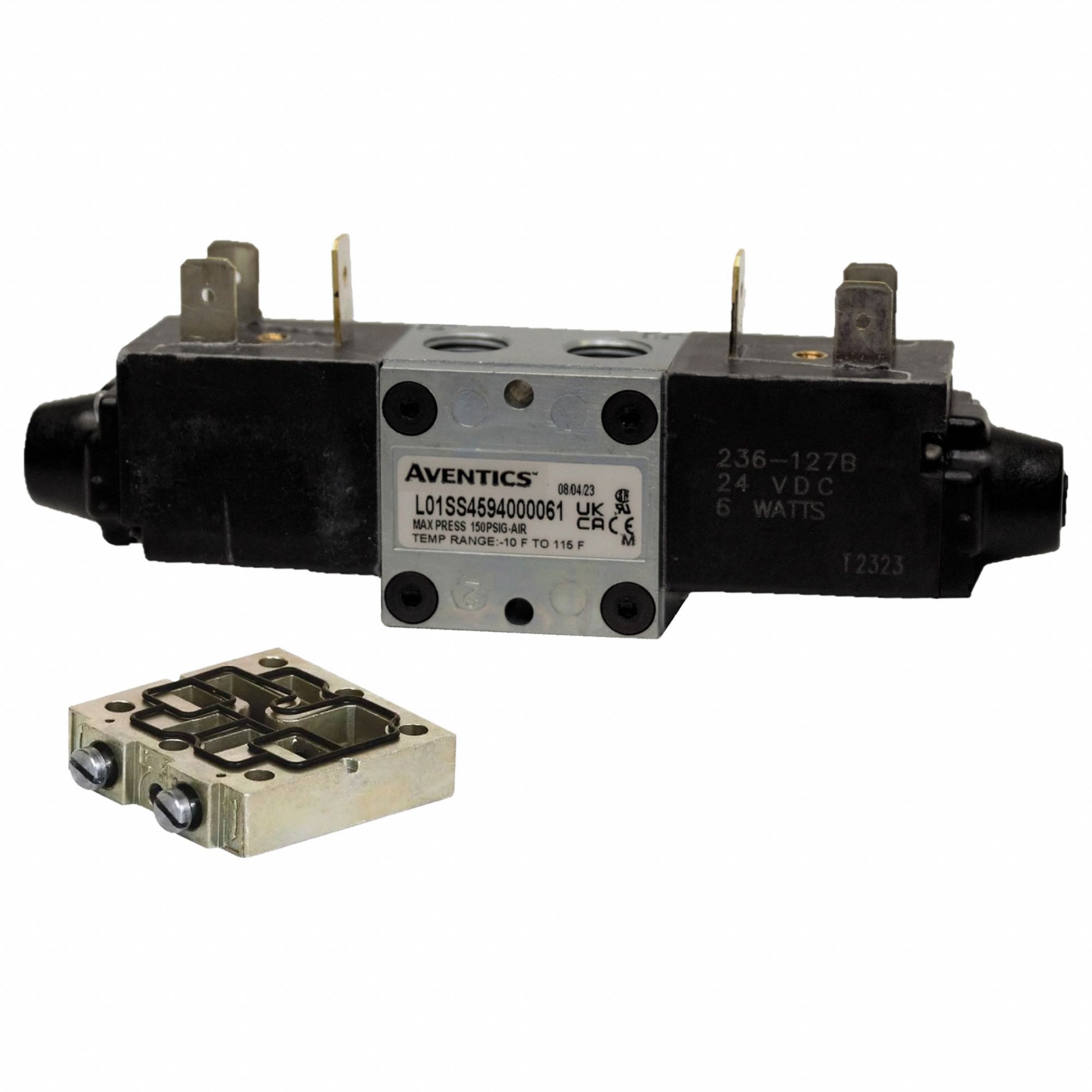 AVENTICS, Series L01, Double Solenoid, Solenoid Air Control Valve - 809G31|L01SS4872000030 ...