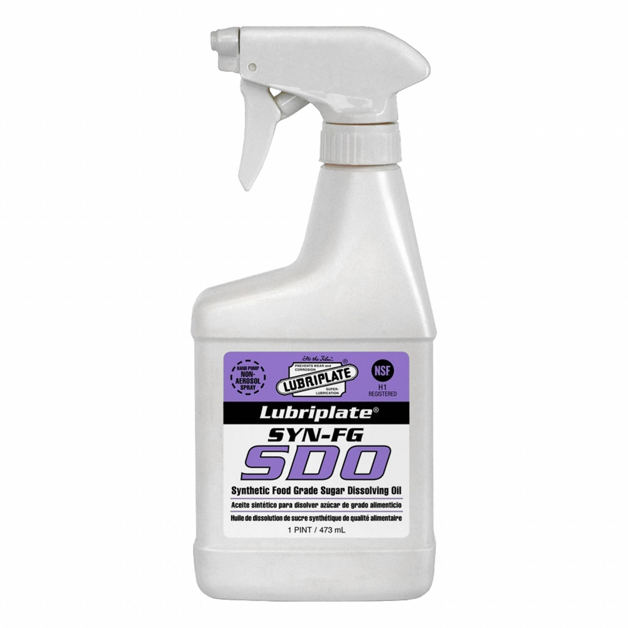 LUBRIPLATE, H1, Spray Bottle, Sugar-Dissolving Lubricant - 875HH6|L0570 ...