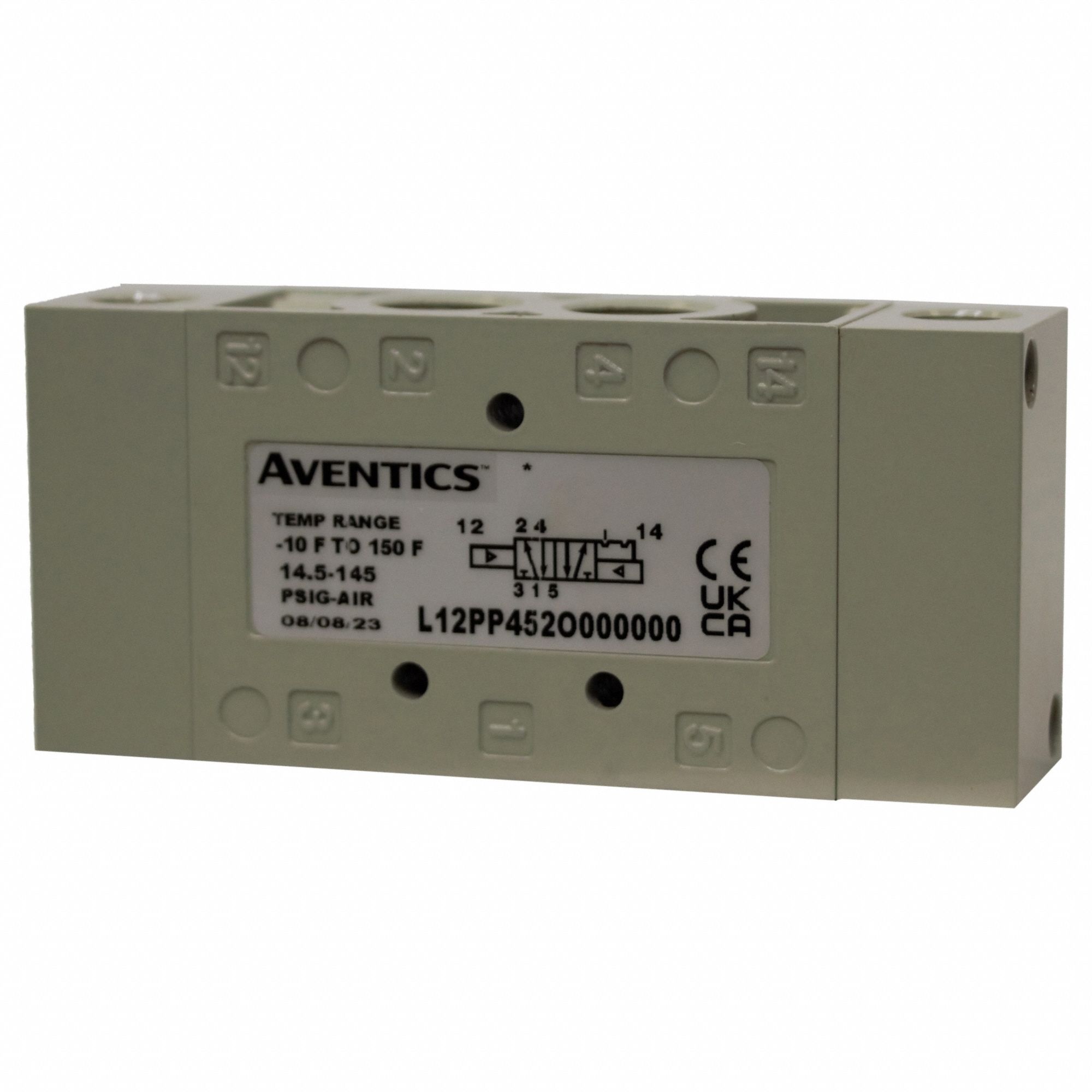 AVENTICS, Series L1, Remote Pilot, Pilot Air Control Valve - 809G63 ...