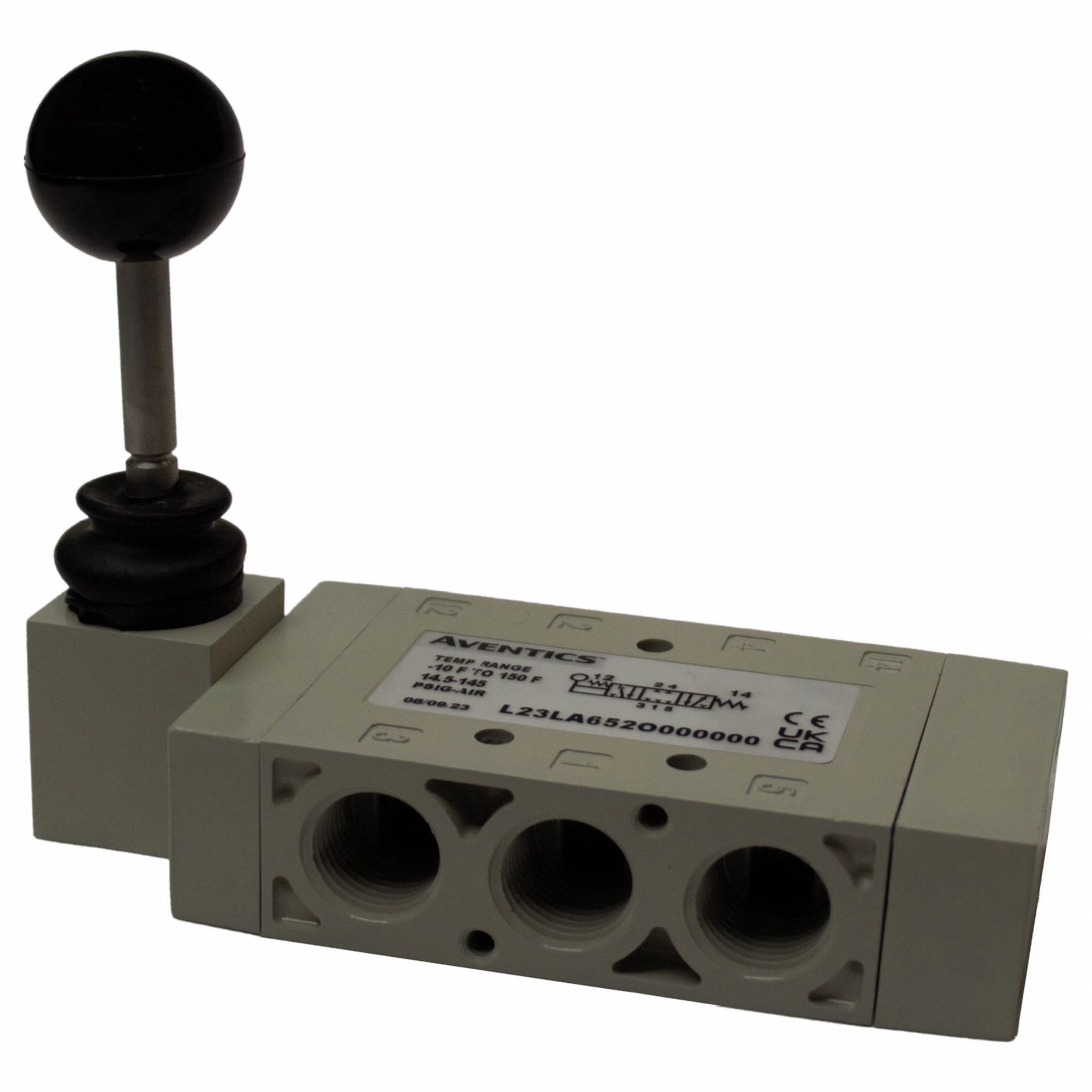 AVENTICS, L2, Lever, Manual Air Control Valve - 809G86|L22LD452O000000 ...