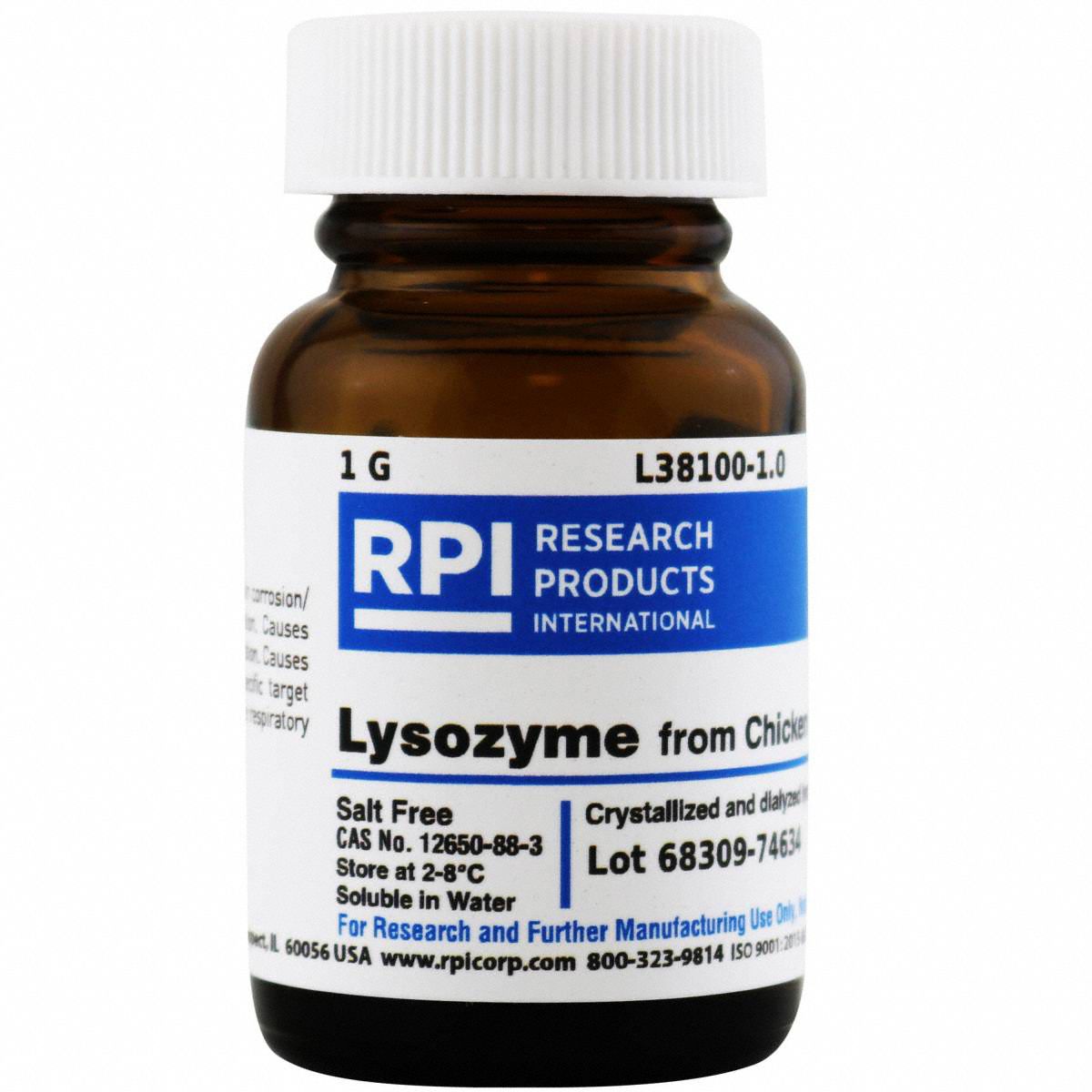 Lab, 1 g, Lysozyme - 31FZ77|L38100-1.0 - Grainger