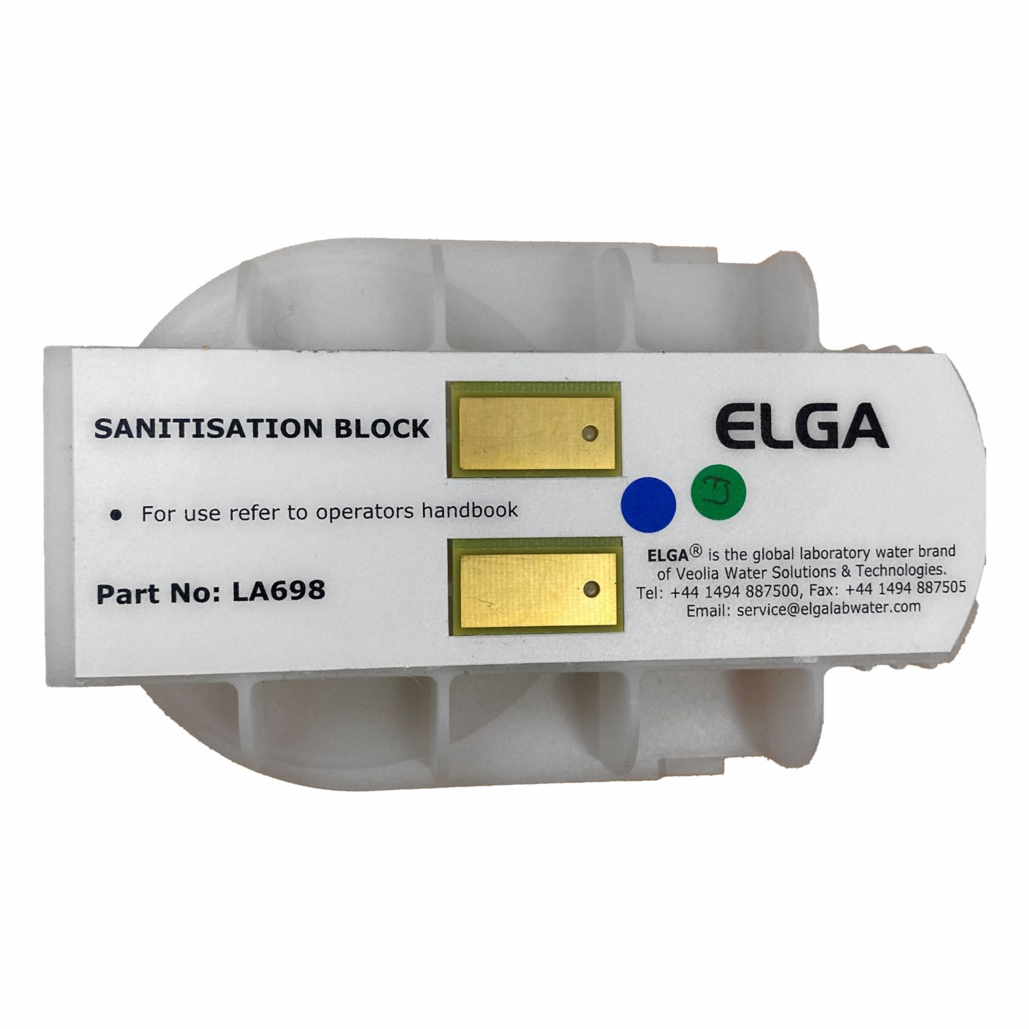 ELGA, LA698, Sanitization Block - 833W79|LA698 - Grainger