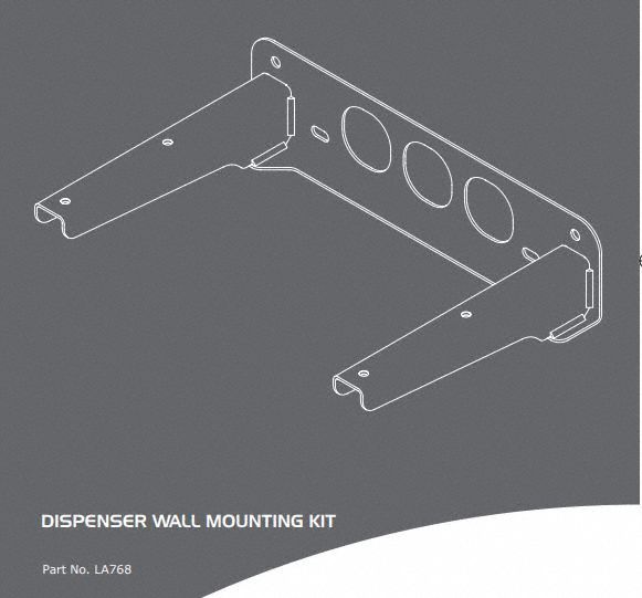 ELGA, LA768, Wall Mounting Kit - 833WE3|LA768 - Grainger