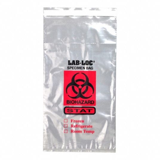 LDPE, Biohazard, Biohazard Bag - 3JFP8|LABAC20610STAT - Grainger