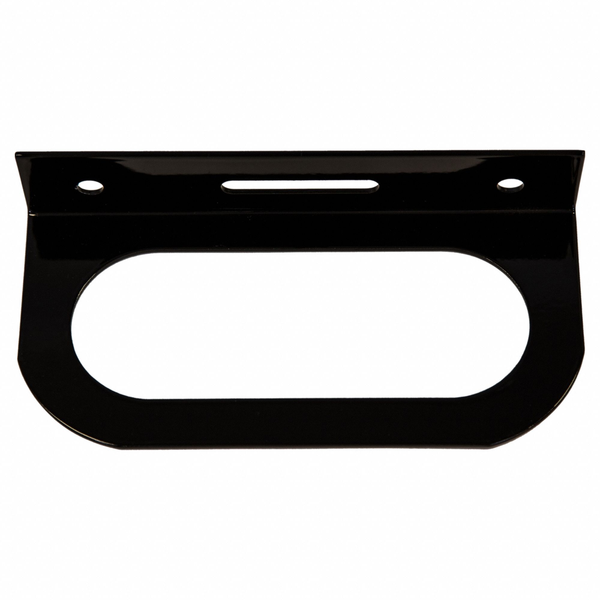 DOT Light Bracket,Single,Oval,Black - Grainger