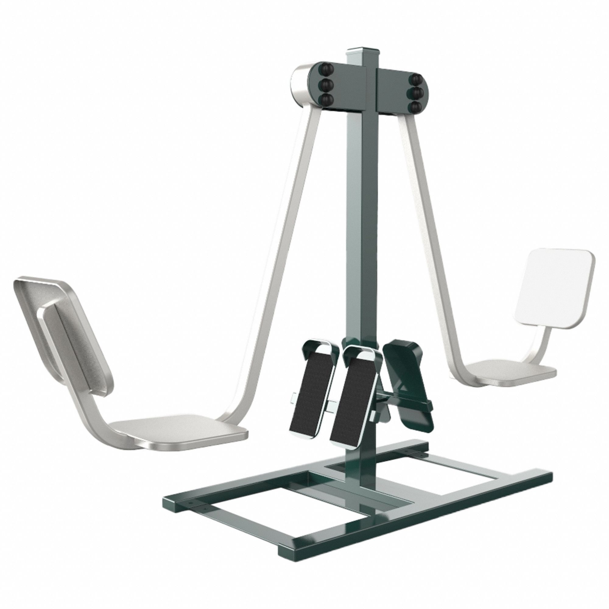 TRIACTIVE USA, 60 in Overall Ht, 88 3/4 in Overall Lg, Leg Press ...