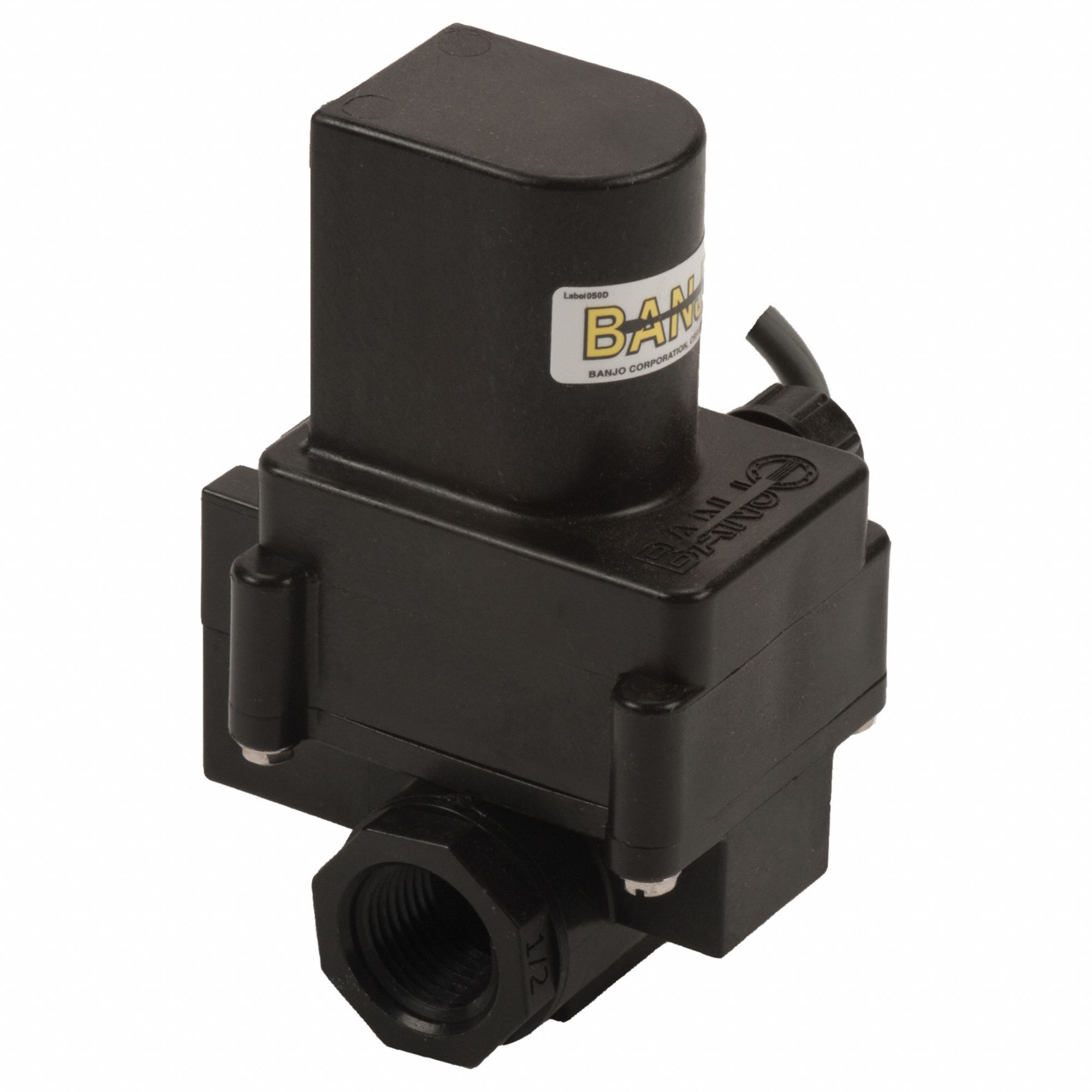 BANJO, 1/2 in Nominal Valve Size, 12V DC, Electrically Actuated Two-Way ...