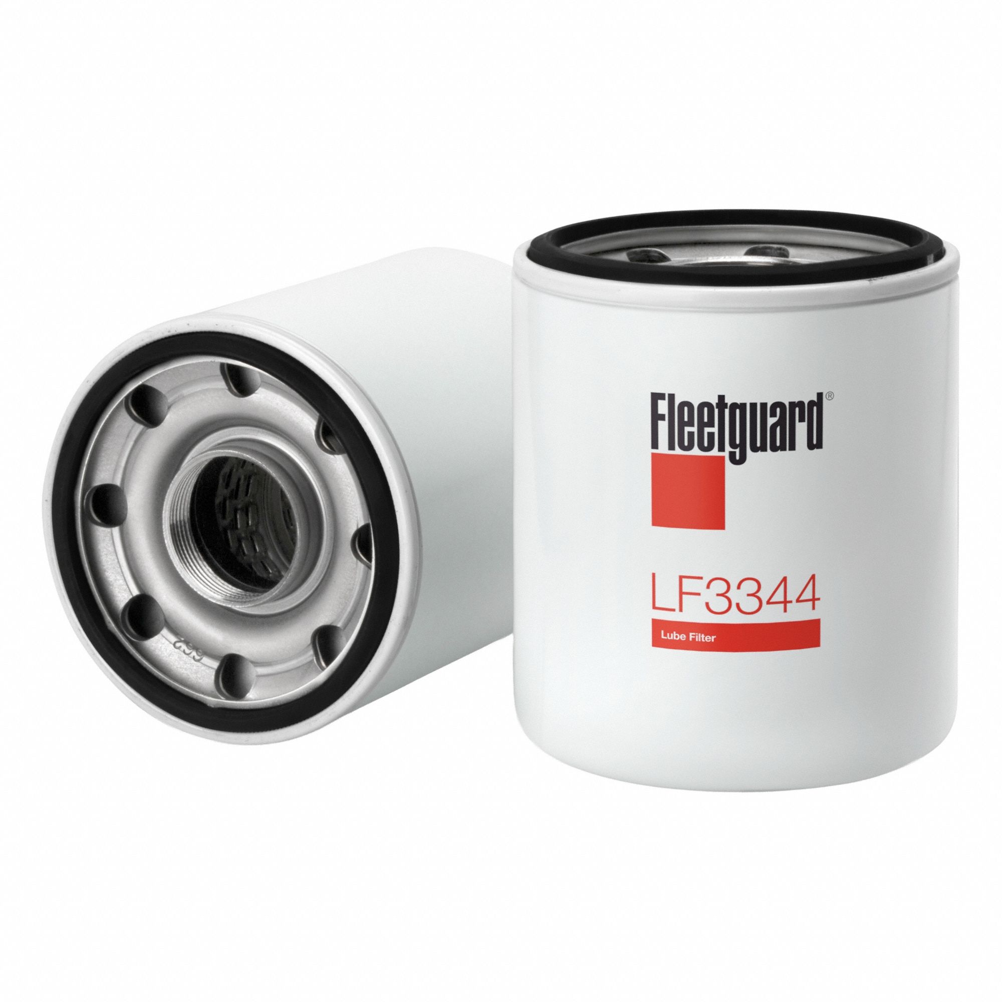 FLEETGUARD, 1 1/2"-16 Thread Size, 5 3/16 in Overall Ht, Oil Filter ...
