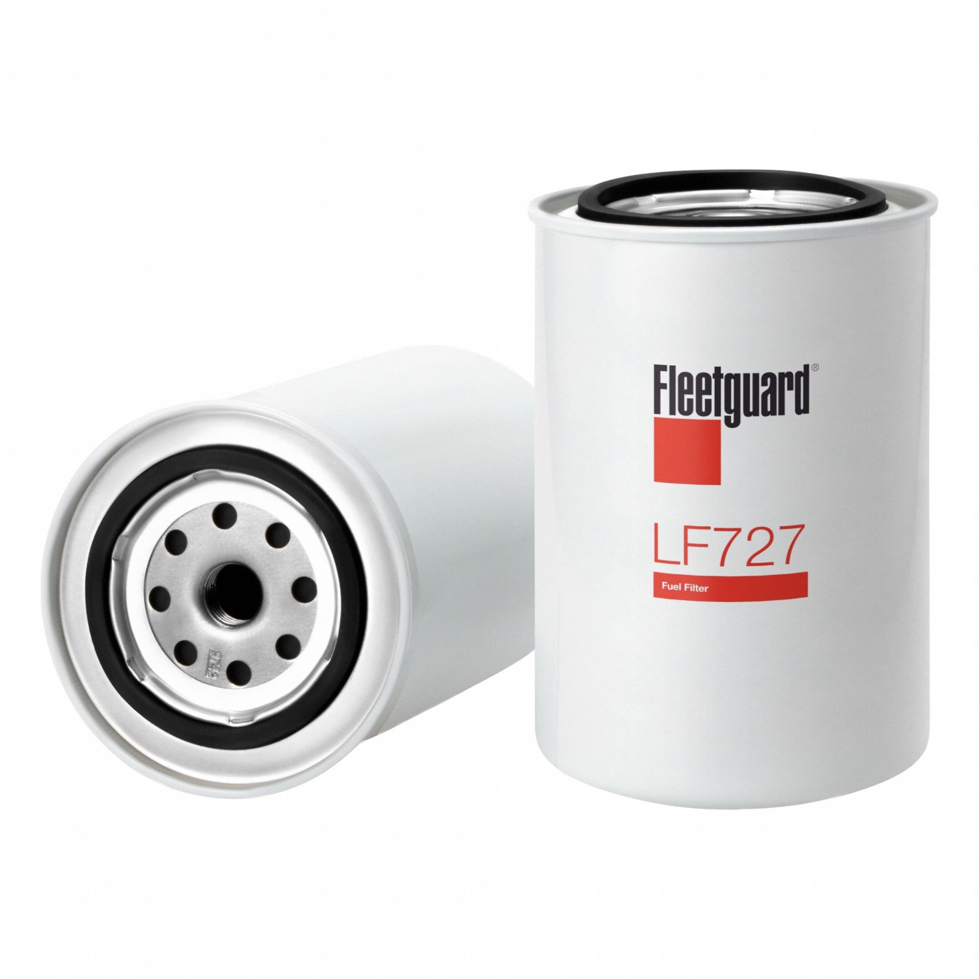 FLEETGUARD, 5/8"-18 Thread Size, 5 11/16 in Overall Ht, Oil Filter ...
