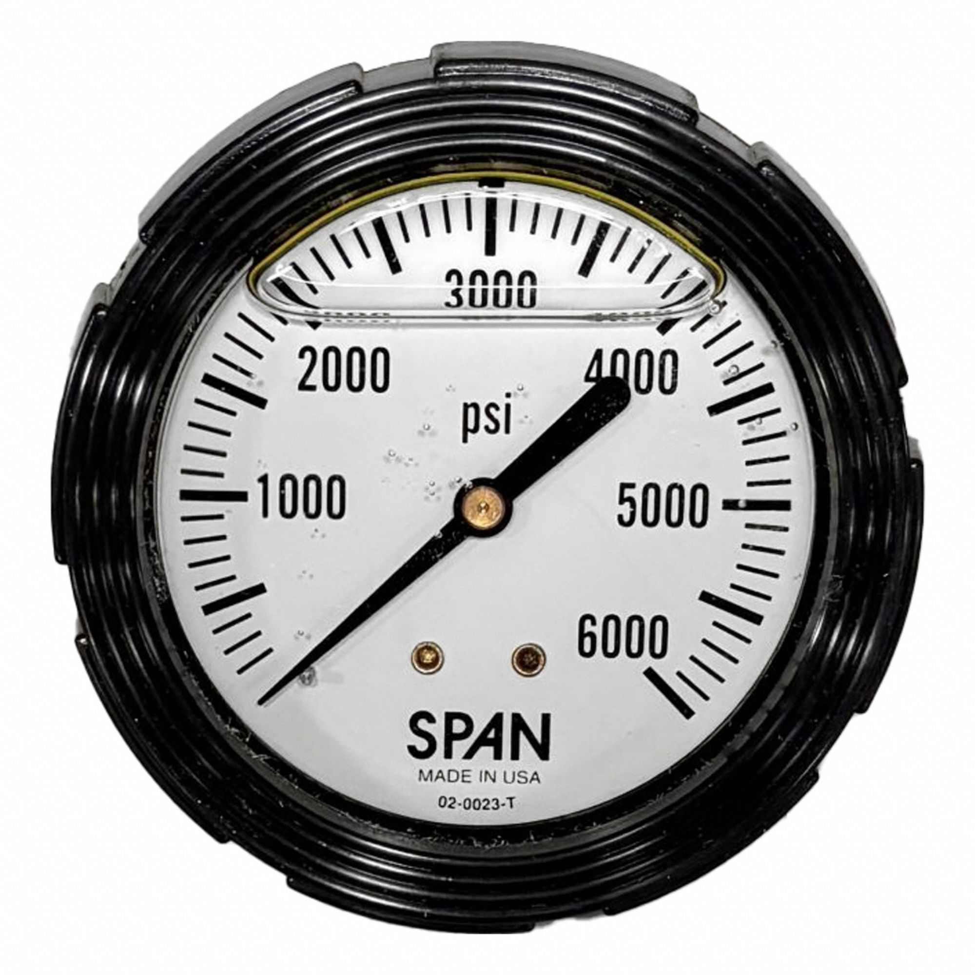 SPAN, 0 psi to 6,000 psi, 2 1/2 in Dial, Industrial Pressure Gauge - 850X31|LFC214-6000-PSI-G ...