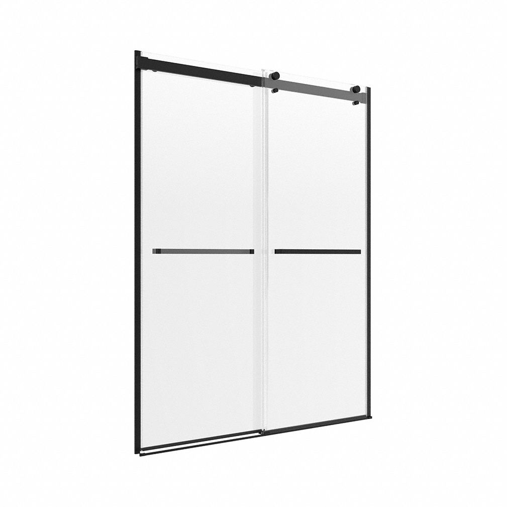 FOREMOST, 59 in Max. Door Wd, 76 in Overall Ht, Shower Door - 846A18 ...
