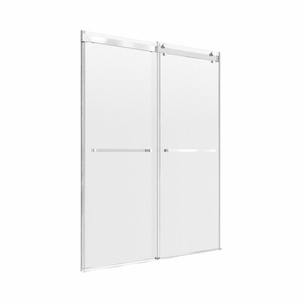 FOREMOST, 59 in Max. Door Wd, 76 in Overall Ht, Shower Door - 846A19 ...