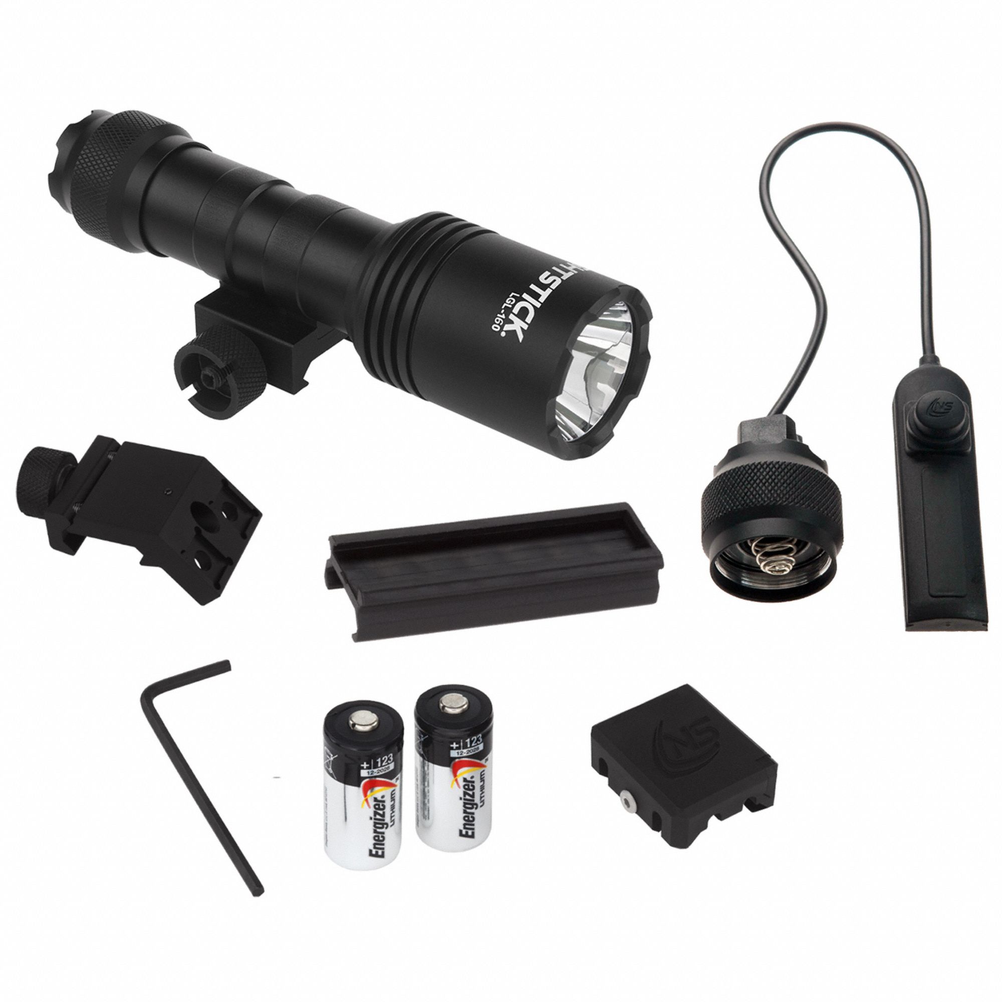 NIGHTSTICK Long Gun Light Kit: 1,100 lm Max Brightness, 2 hr Run Time ...