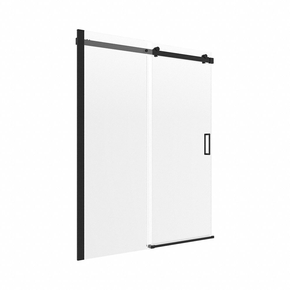FOREMOST, 60 in Max. Door Wd, 74 in Overall Ht, Shower Door - 846A25 ...
