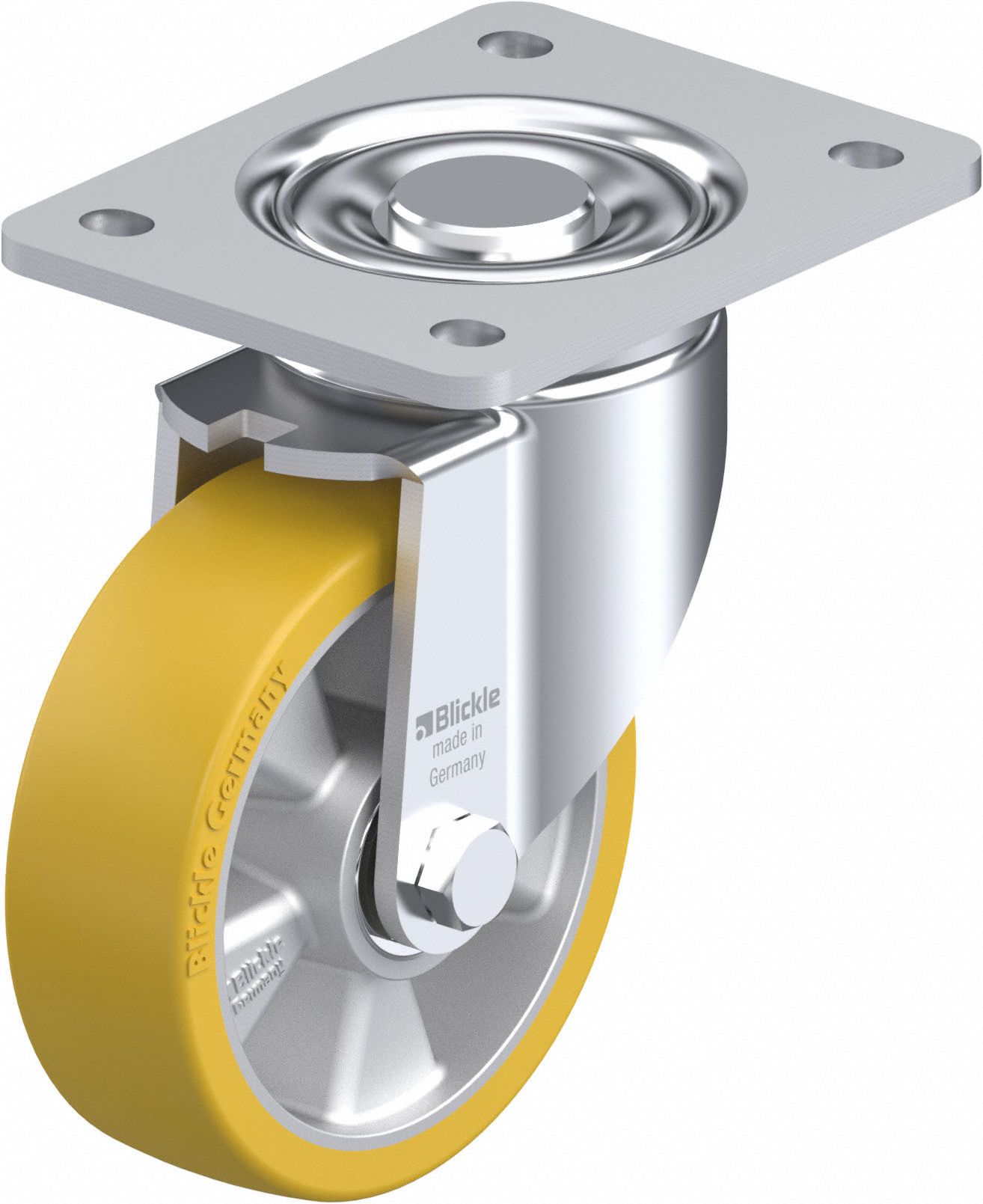 Swivel, No Brake, Plate Caster - 846RZ5|LH-ALTH 125K-3 - Grainger