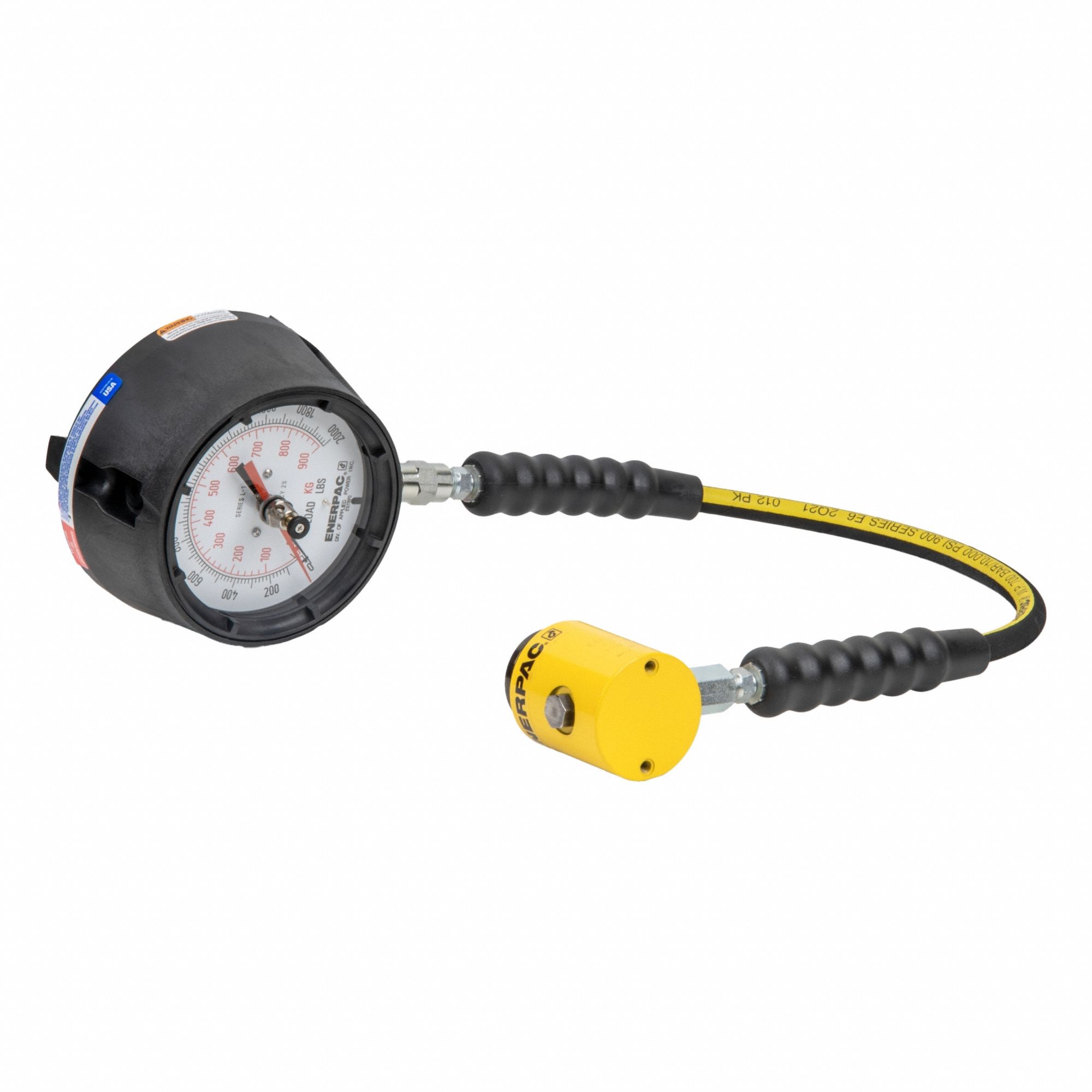 ENERPAC, Remote Mount, 2,000 lb Gauge Capacity, Load Cell - 857F95 ...