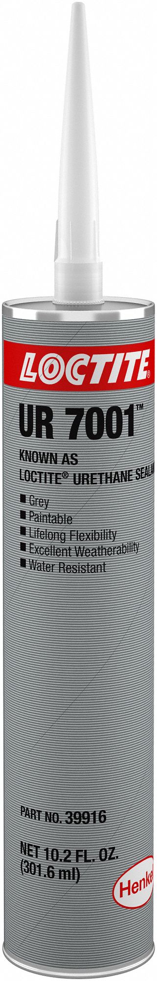 LOCTITE, UR 7001, Gray, Polyurethane Sealant - 4KM87|223407 - Grainger