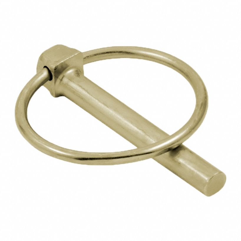 Inch, 1 5/8 in Usable Lg, Lynch Pin,5/16in dia,1 5/8in L,w/o Chain ...